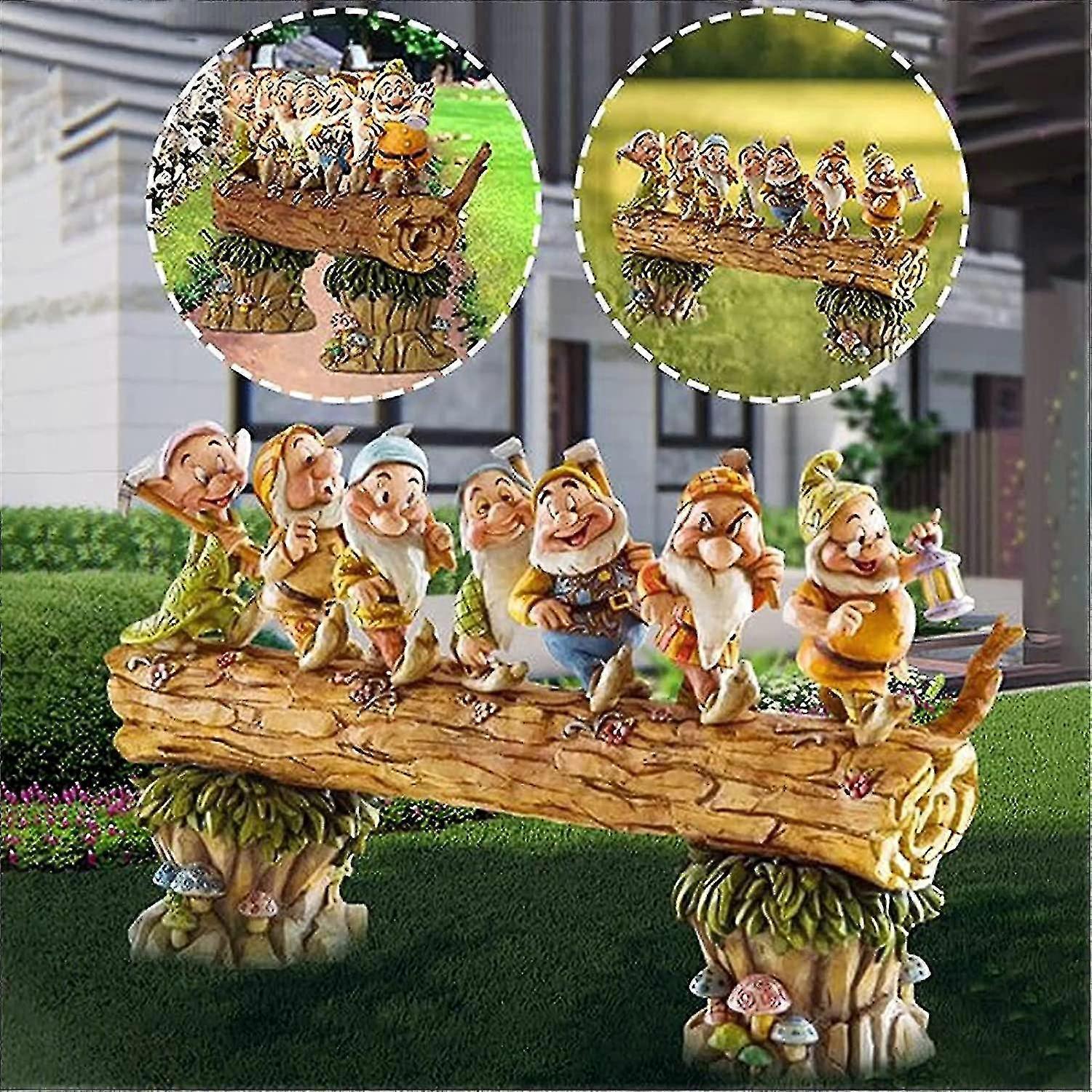 Resin Seven Dwarfs Garden Decor -Sy | Fruugo UK