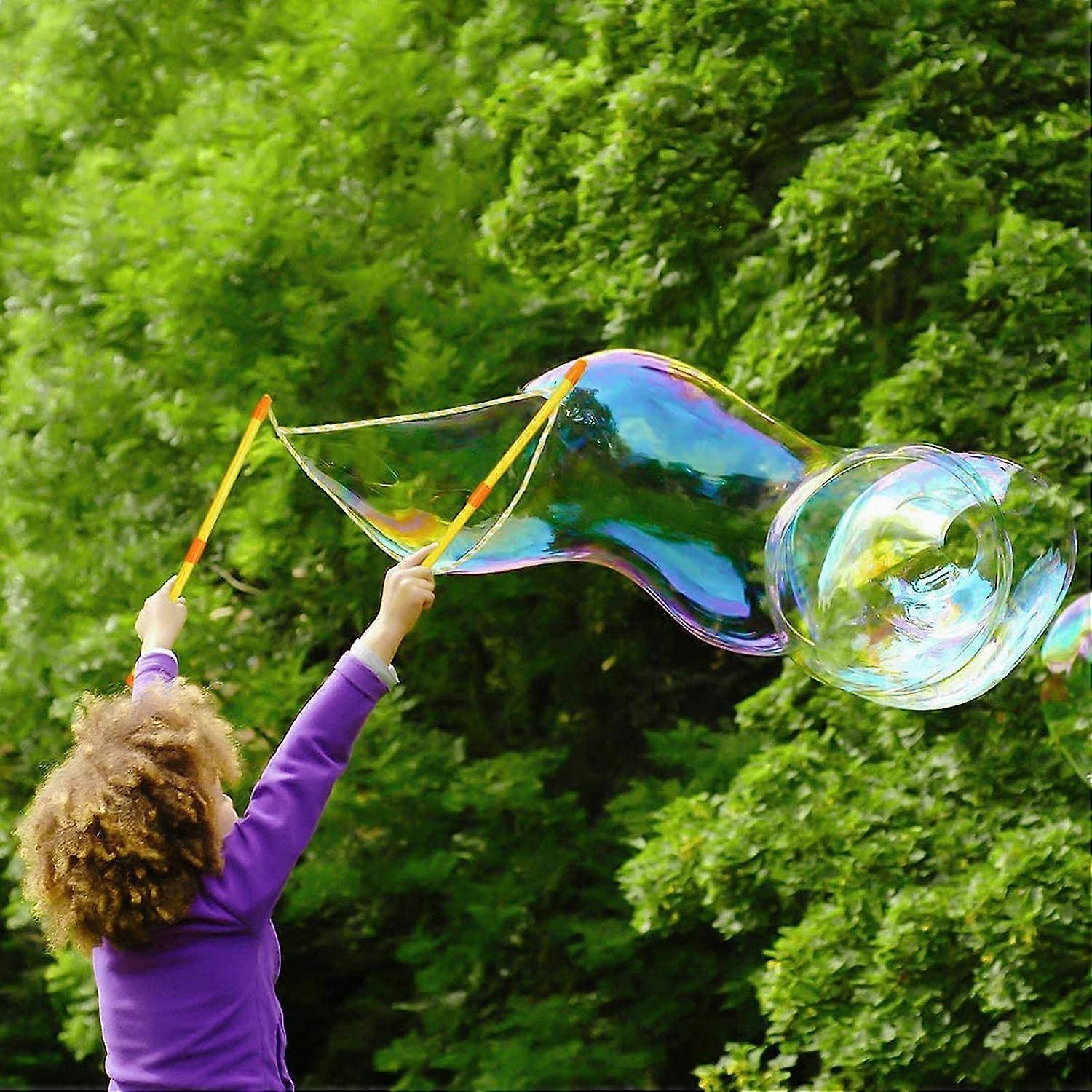 2 pairs with giant bubble wand,giant soap bubbles,toy bubble,with ...