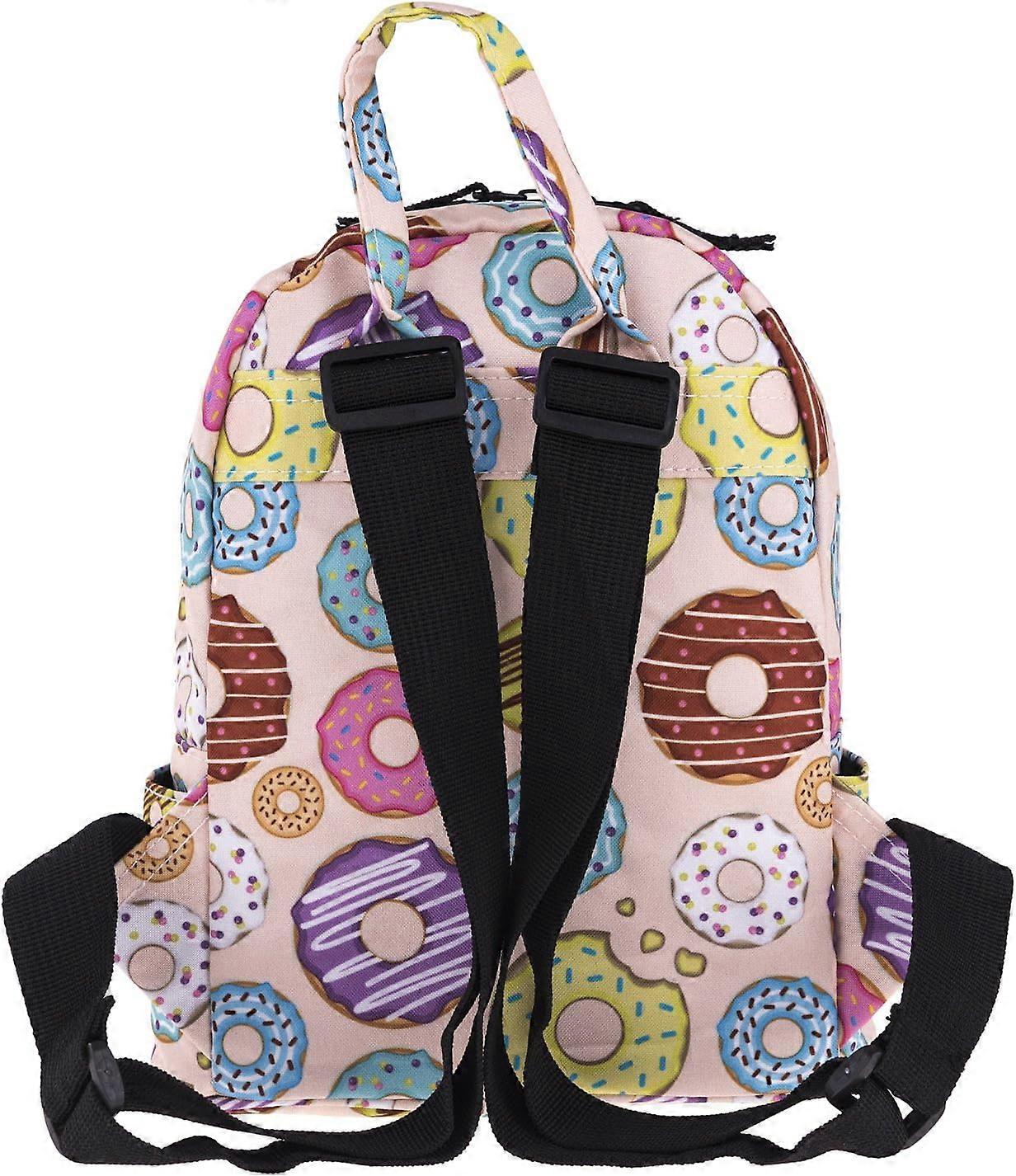 Adorable 10" Mini Bag Backpack for Girls Kids & Adults (Donuts) | Fruugo UK