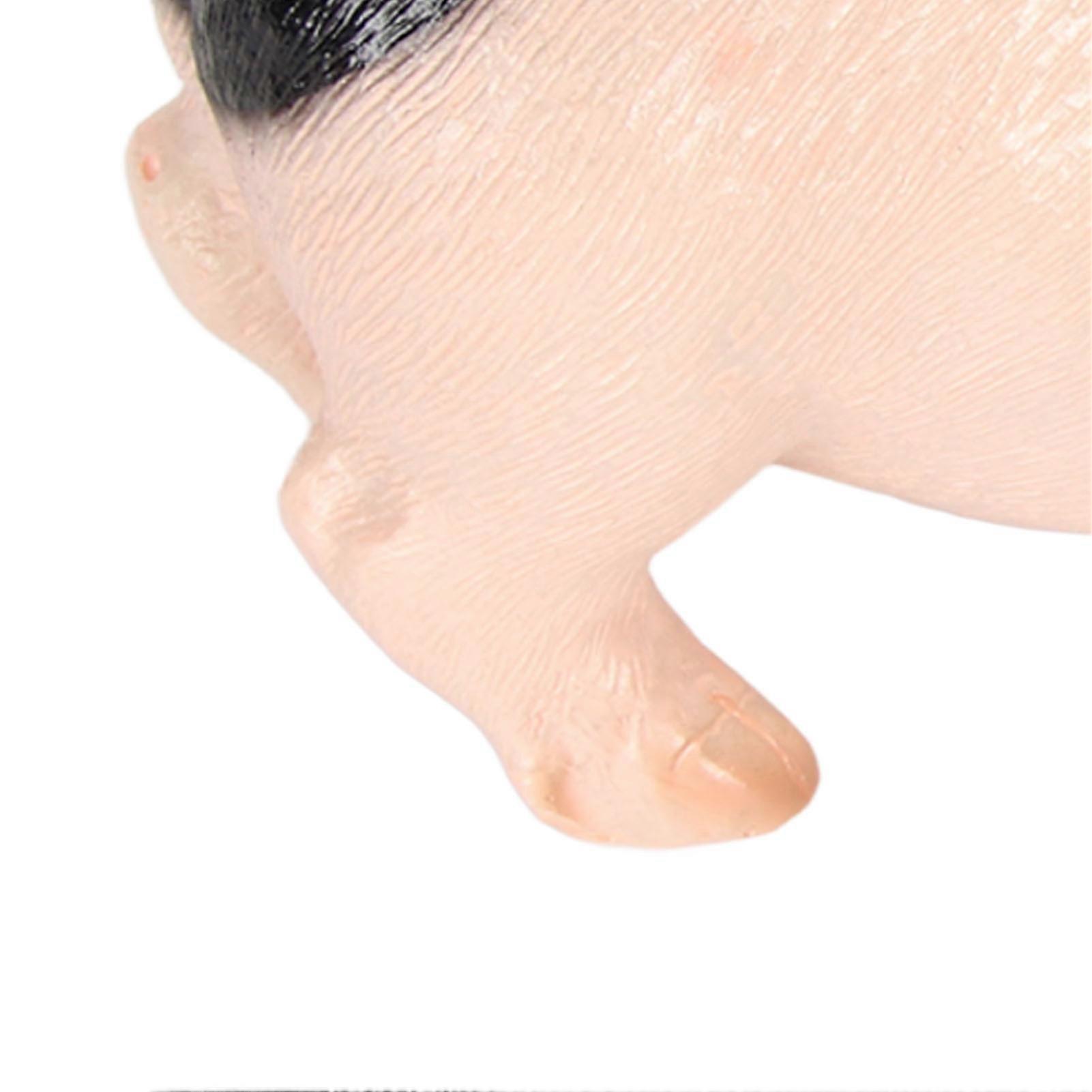 2Pcs Pig Statue Funny Piggy Resin Art Ornaments Pig Standing Statue Pig ...