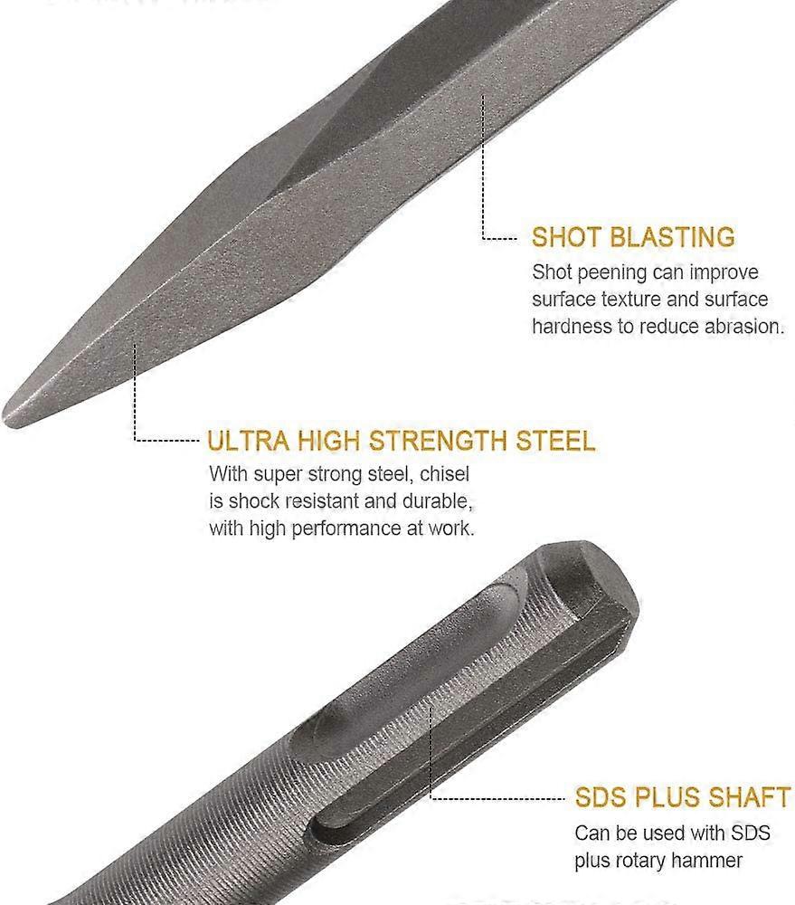 Set 3(wide chisel,flat chisel,pointed chisel)in concrete brick blocks ...