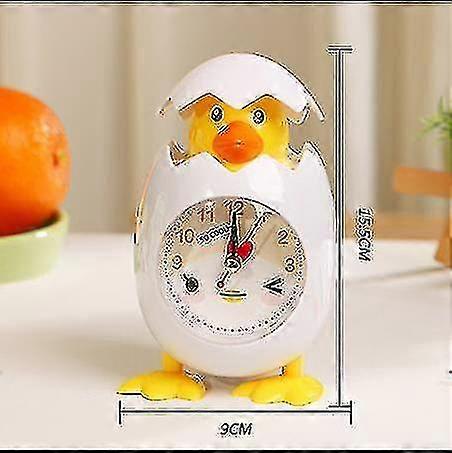 Alarm Clock Cartoon Chicken Egg Shell Desktop Clock For Children Gift ...