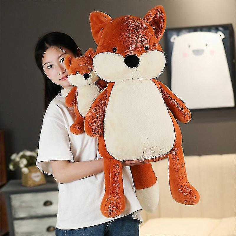 35-90cm Soft Fluffy Fox Plush Toy Cute Cartoon Animal Fox Stuffed Doll ...