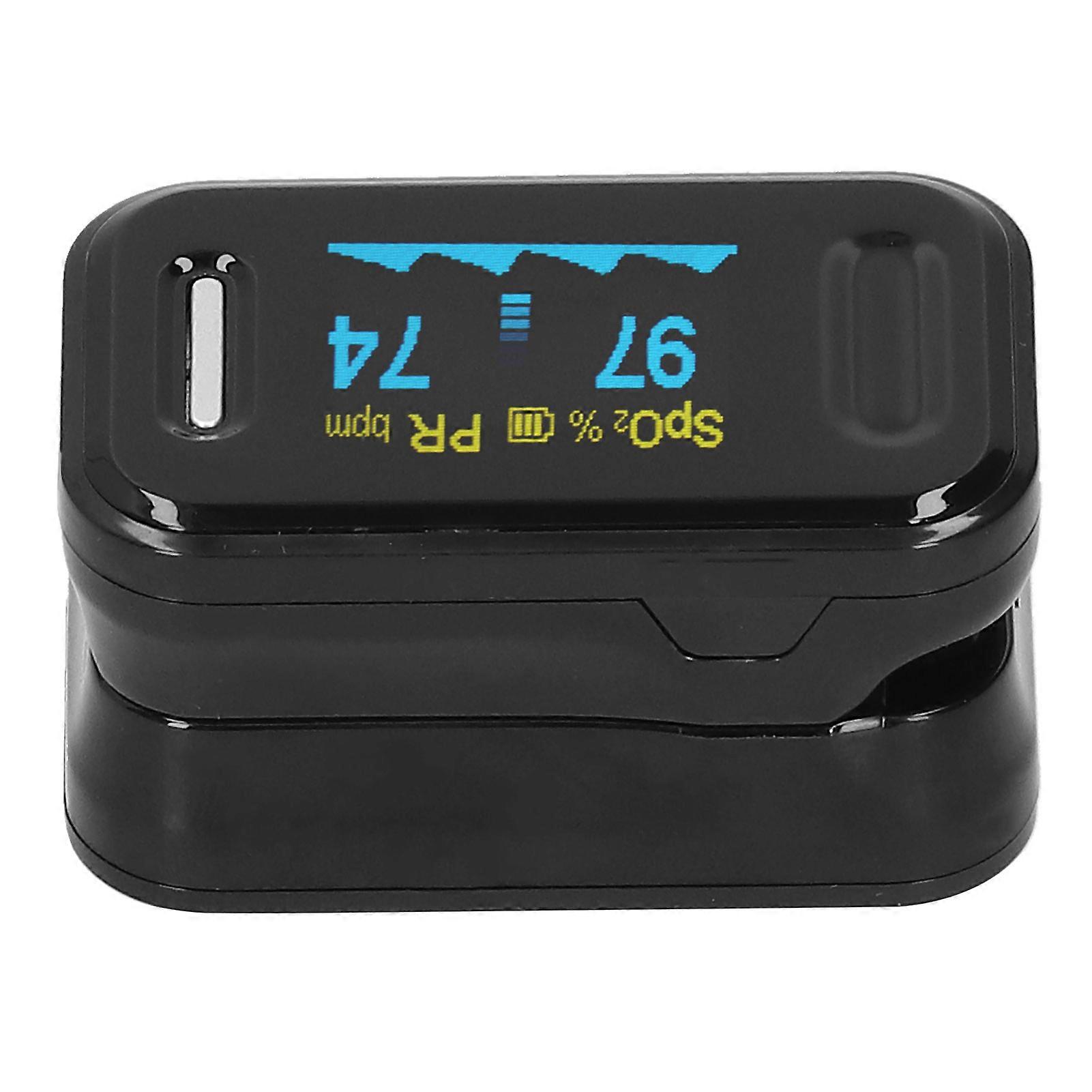 LED Blood Oxygen Meter Household Oximeter Saturation Monitor Fingertip ...