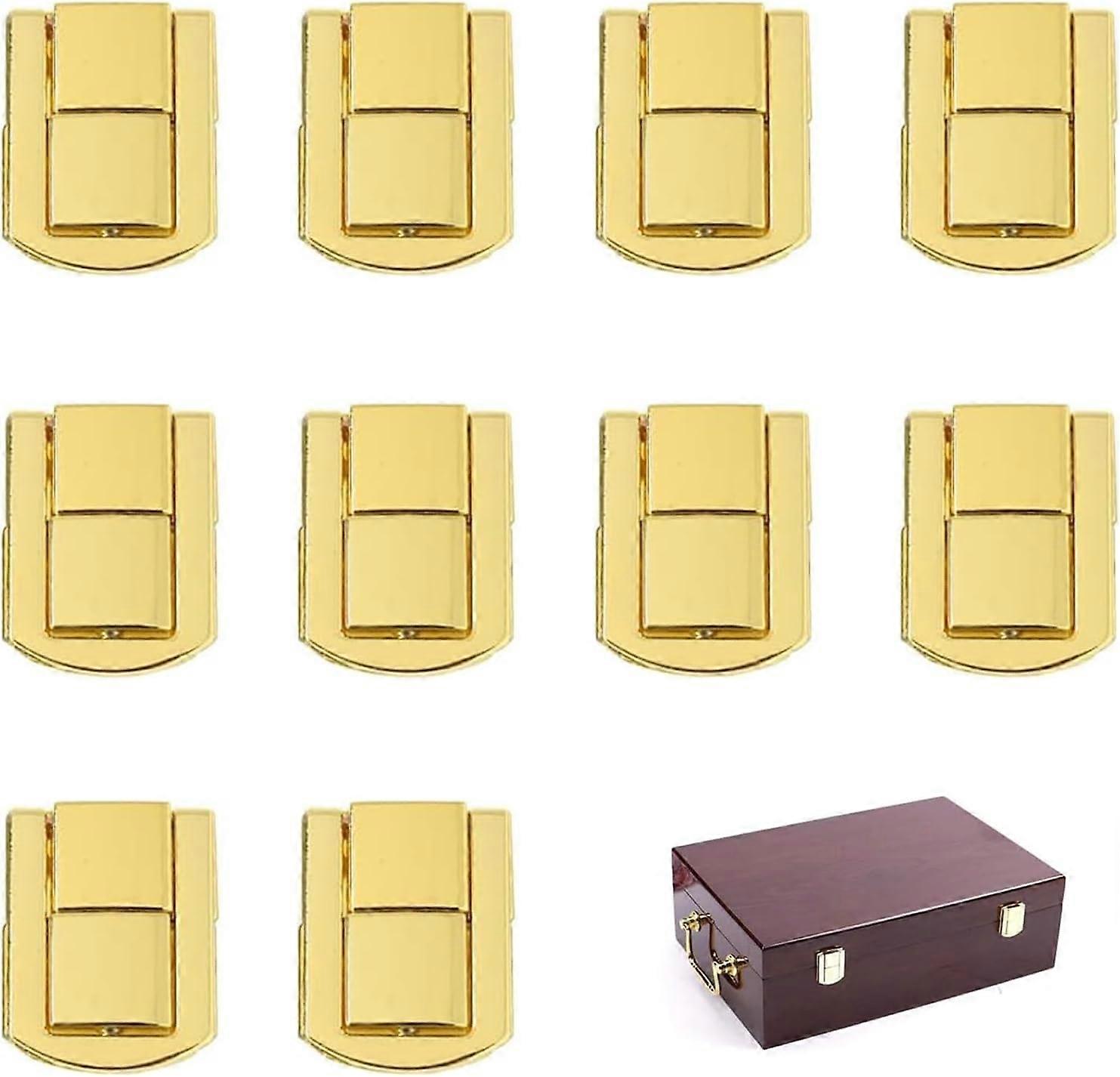 10 Pieces Lever Latch, Jewelry Box Latches Clasp with 40 Screws Box ...