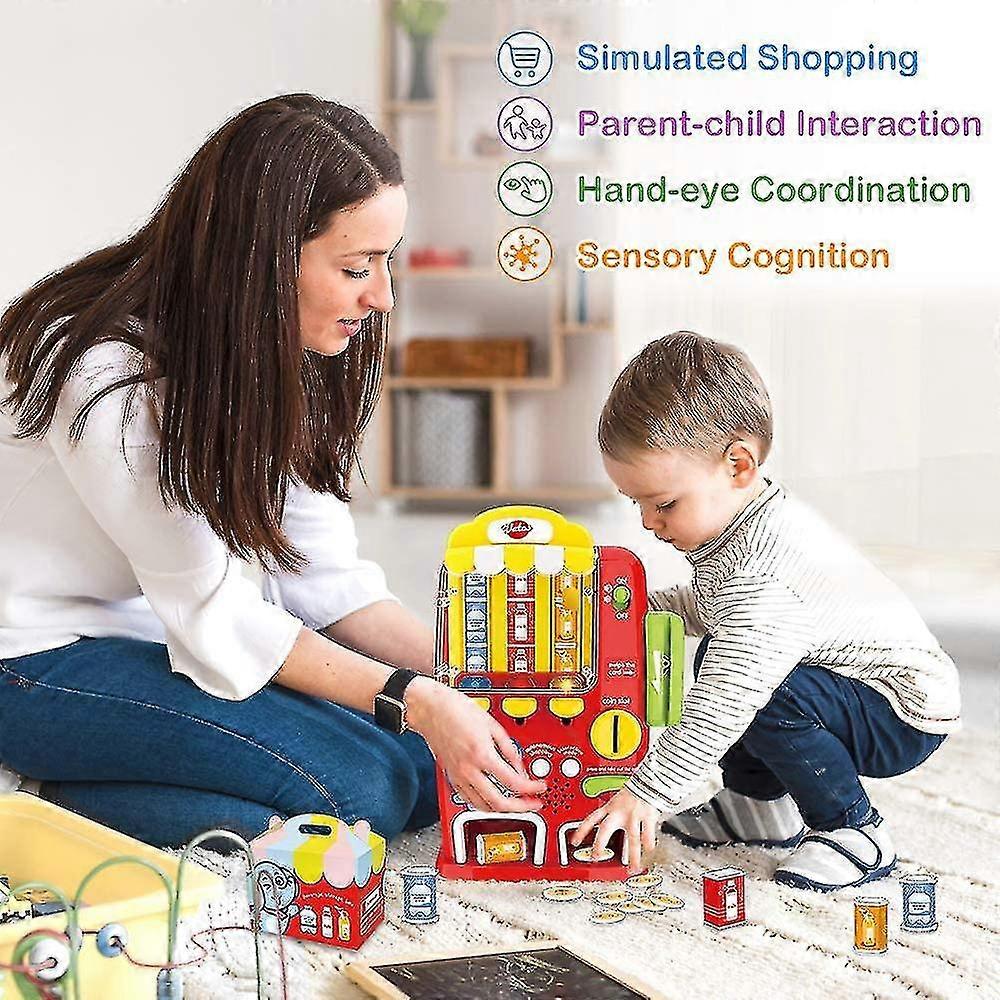 Interactive Vending Machine Toys Play Beverage Vending Machine Vending Machine Play House ...
