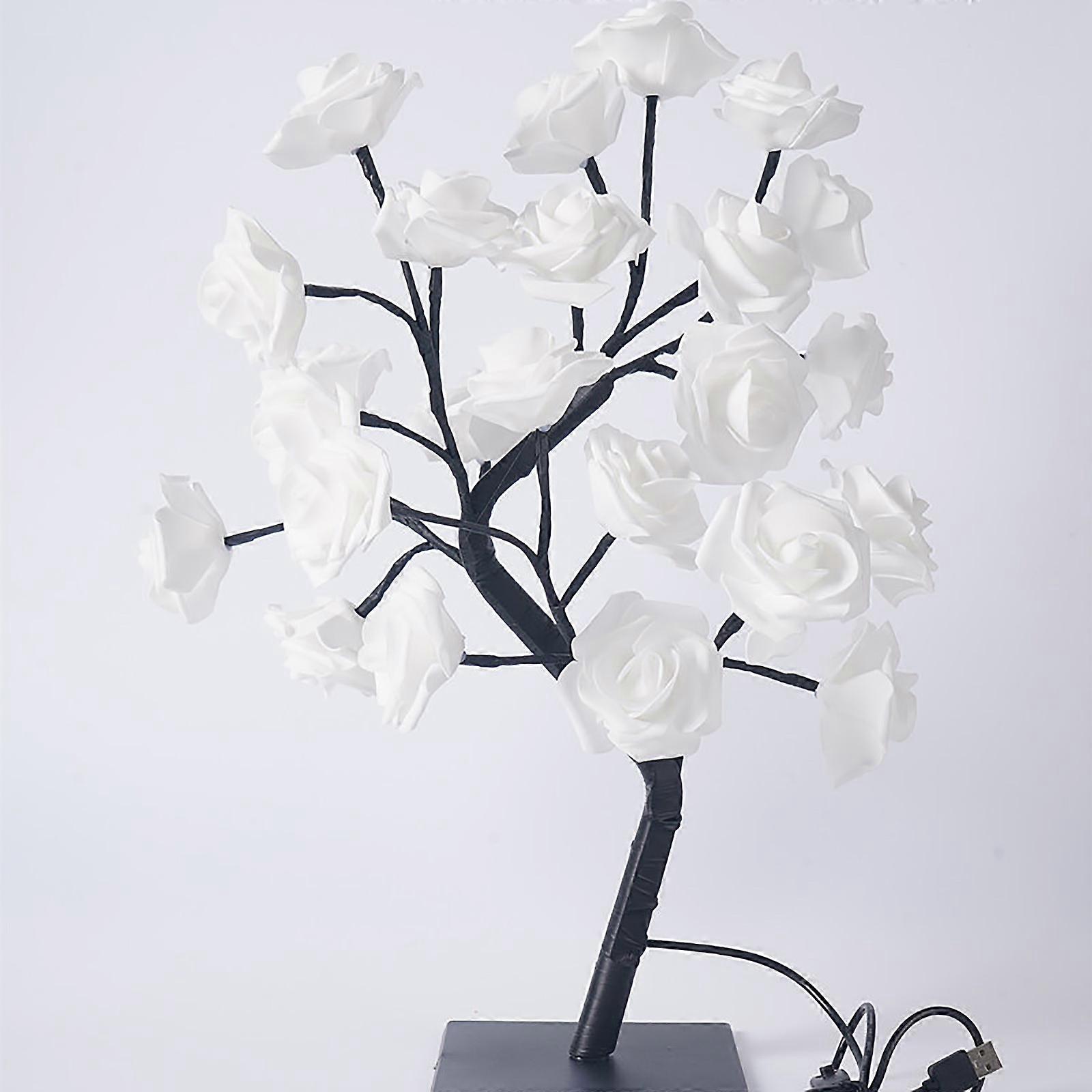 Best discount-Rose Lamp Tree,Light Up Rose Petal Tree 24 Led Lamp ...