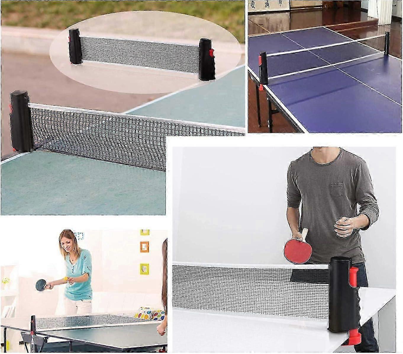 Retractable Ping Pong Net, Portable Table Tennis Net Stand, Perfect For ...