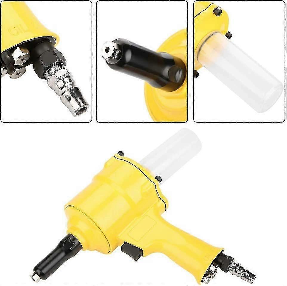 KP-705P Air Riveter 2.4-4.8mm Air Handle Riveter Gun Riveting Tool ...