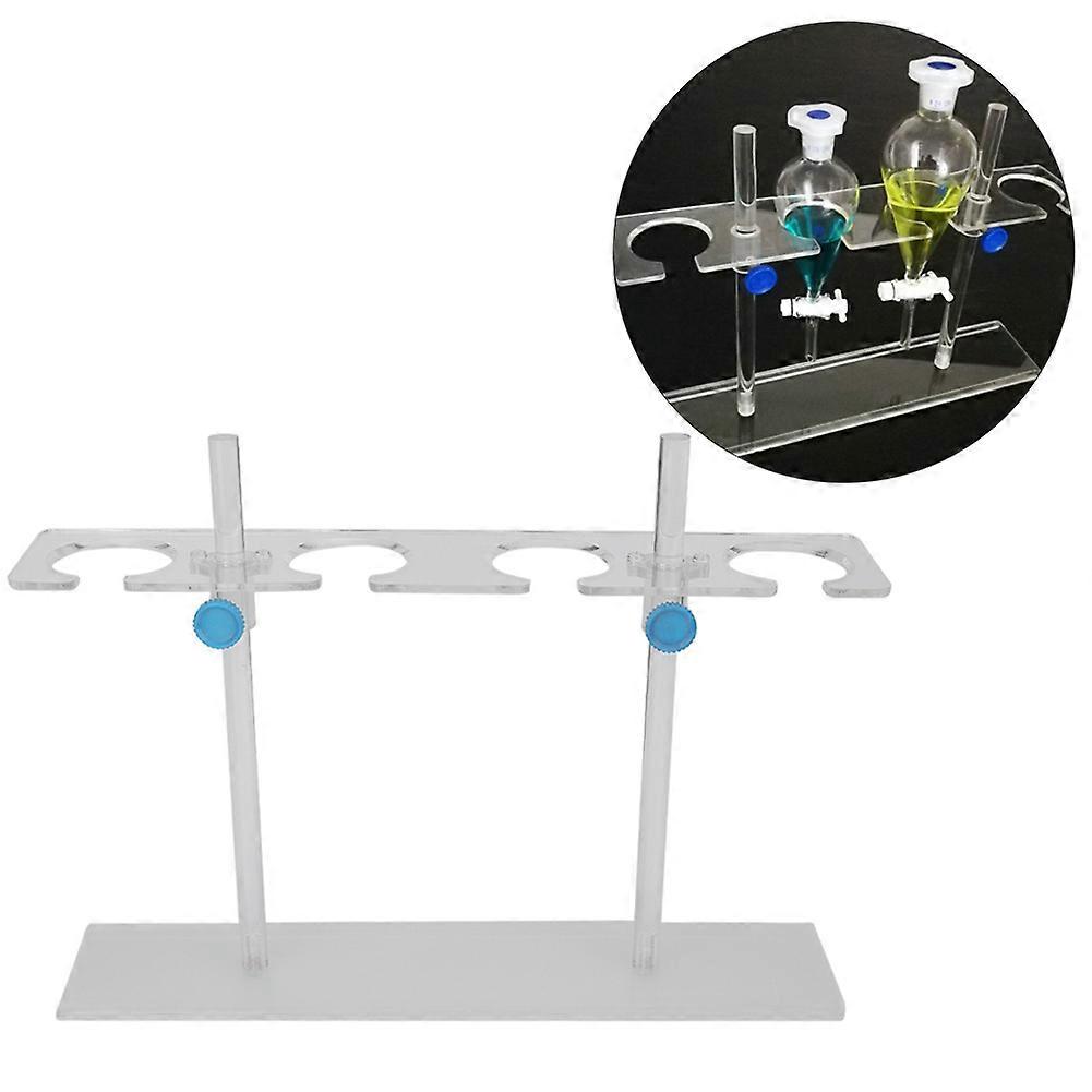 4 Holes Organic Glass Separating Test Tube Stand 2.1cm Test Tube ...