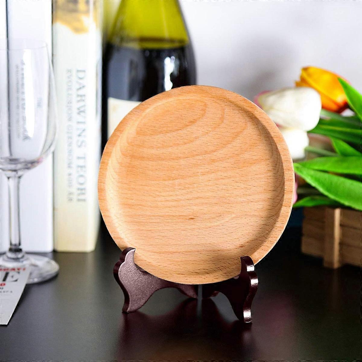 4 Packs Wooden Display Stand Plate Holder Easels | Fruugo UK