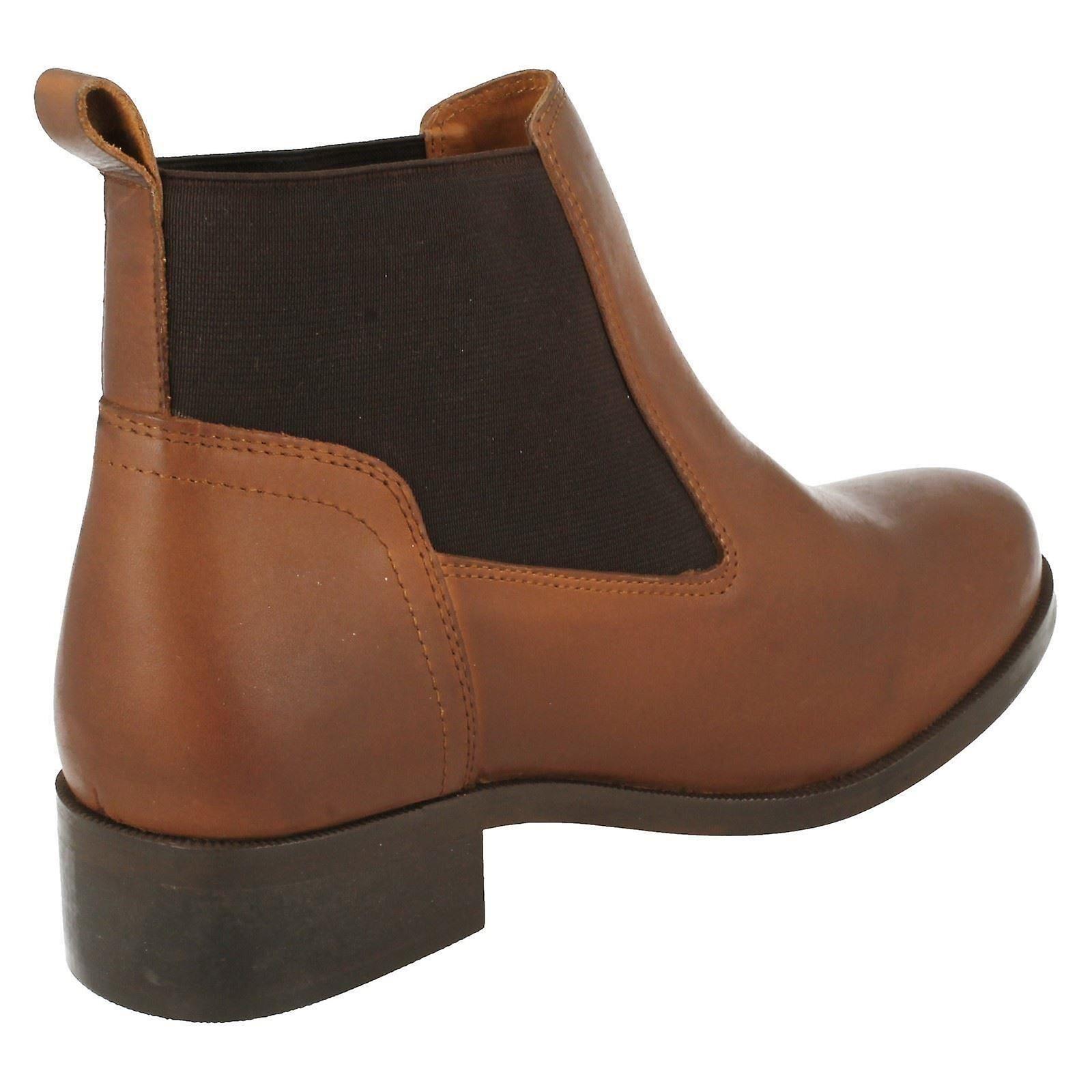 Ladies Spot On Elasticated Side Ankle Boot F50649 | Fruugo US