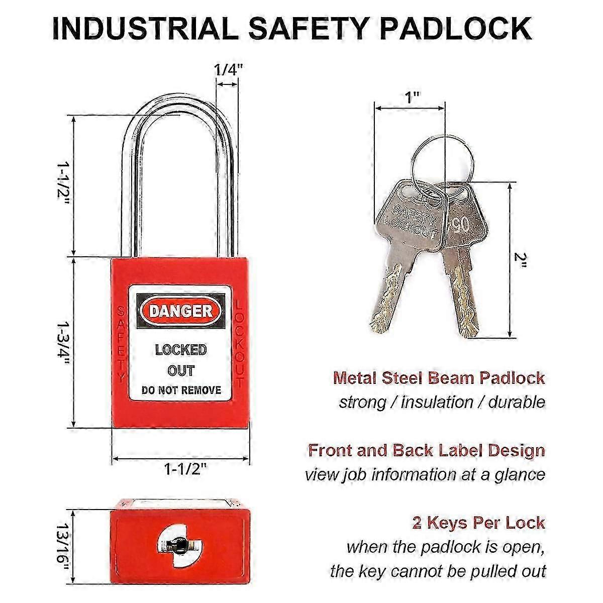 Safety Padlock Outdoor Faucet Lock - Water Spigot & Hose Bib Lock for 1 ...