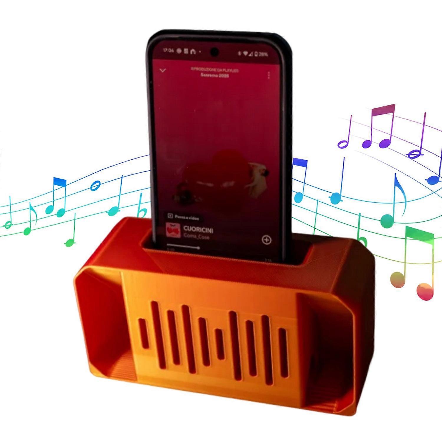 Sound Amplifier Phone Stand Universal Mini Megaphone Cell Phone Stand ...