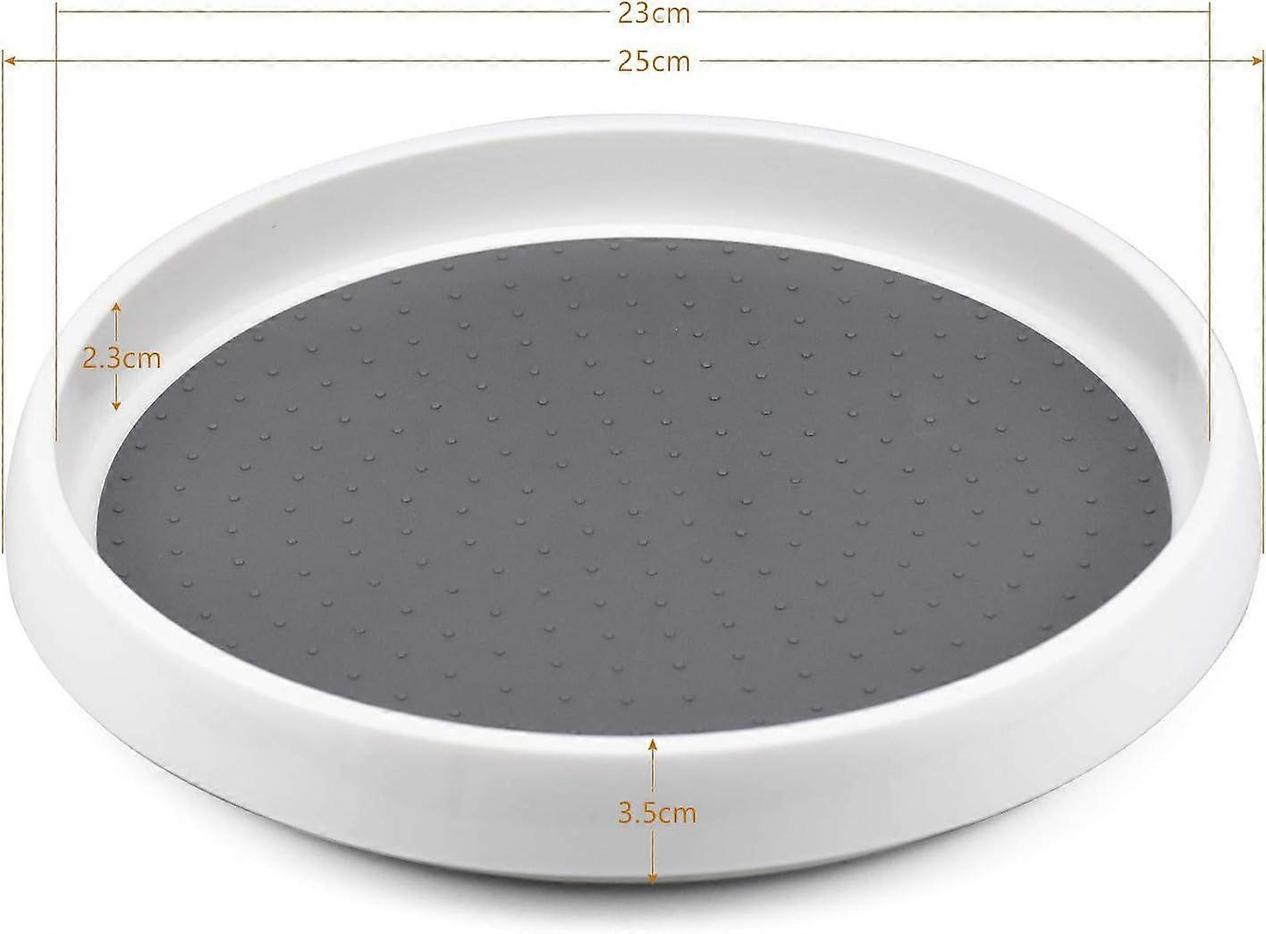 Revolving Spice Tray Storage, Plastic Spice Rack Swivel Tray, Plastic ...