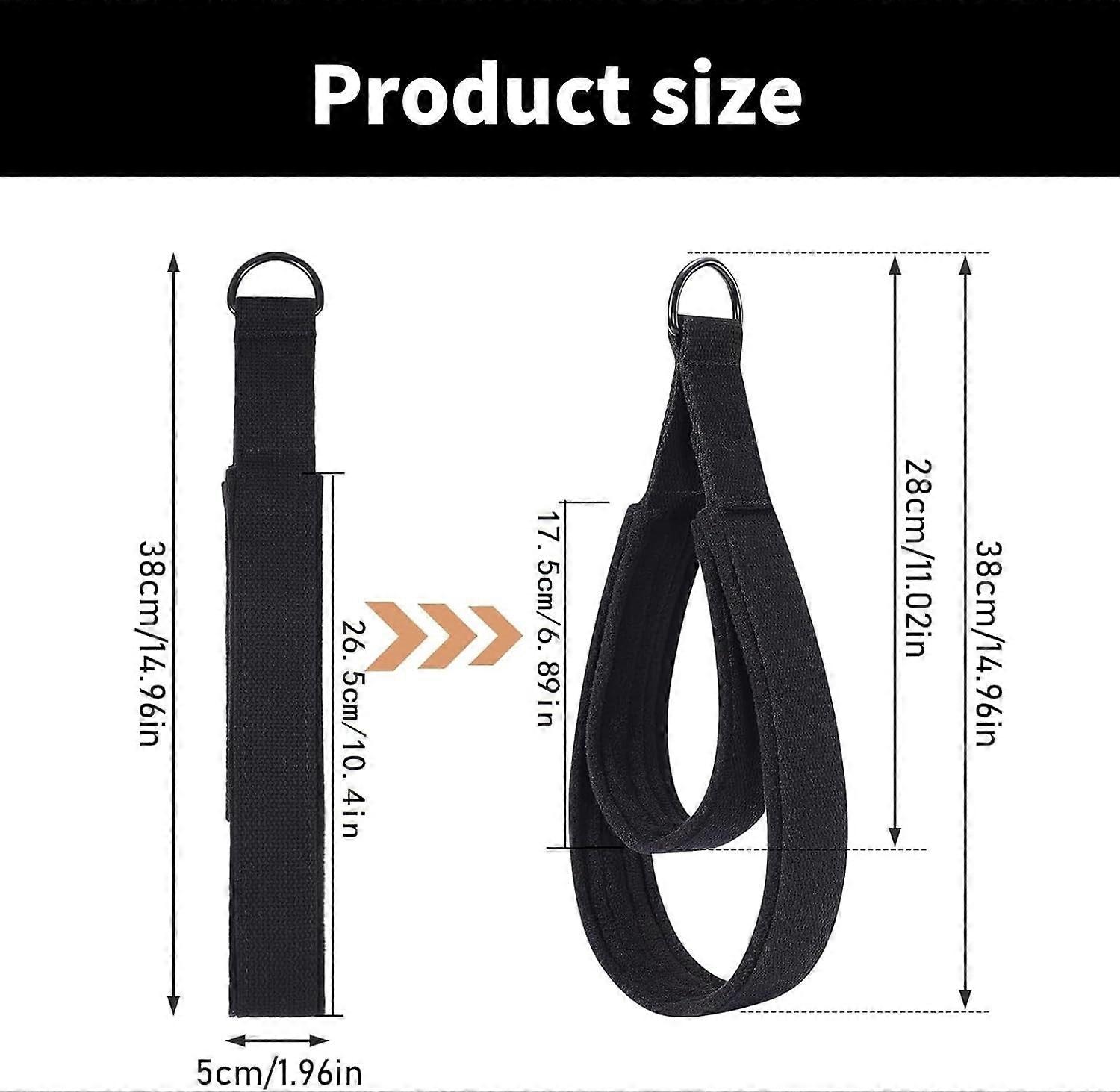Double Loop Strap for Pilates, 1 Pair Adjustable Fitness Equipment ...