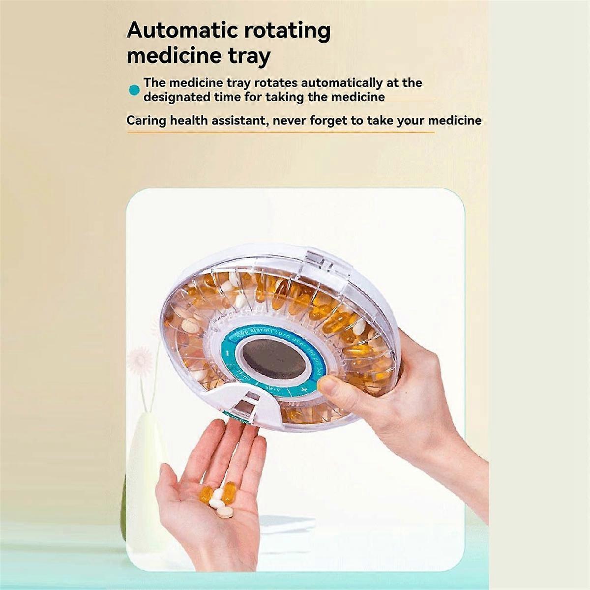 Automatic Pill Dispenser for Elderly with Alarm, 28-Day Electronic ...