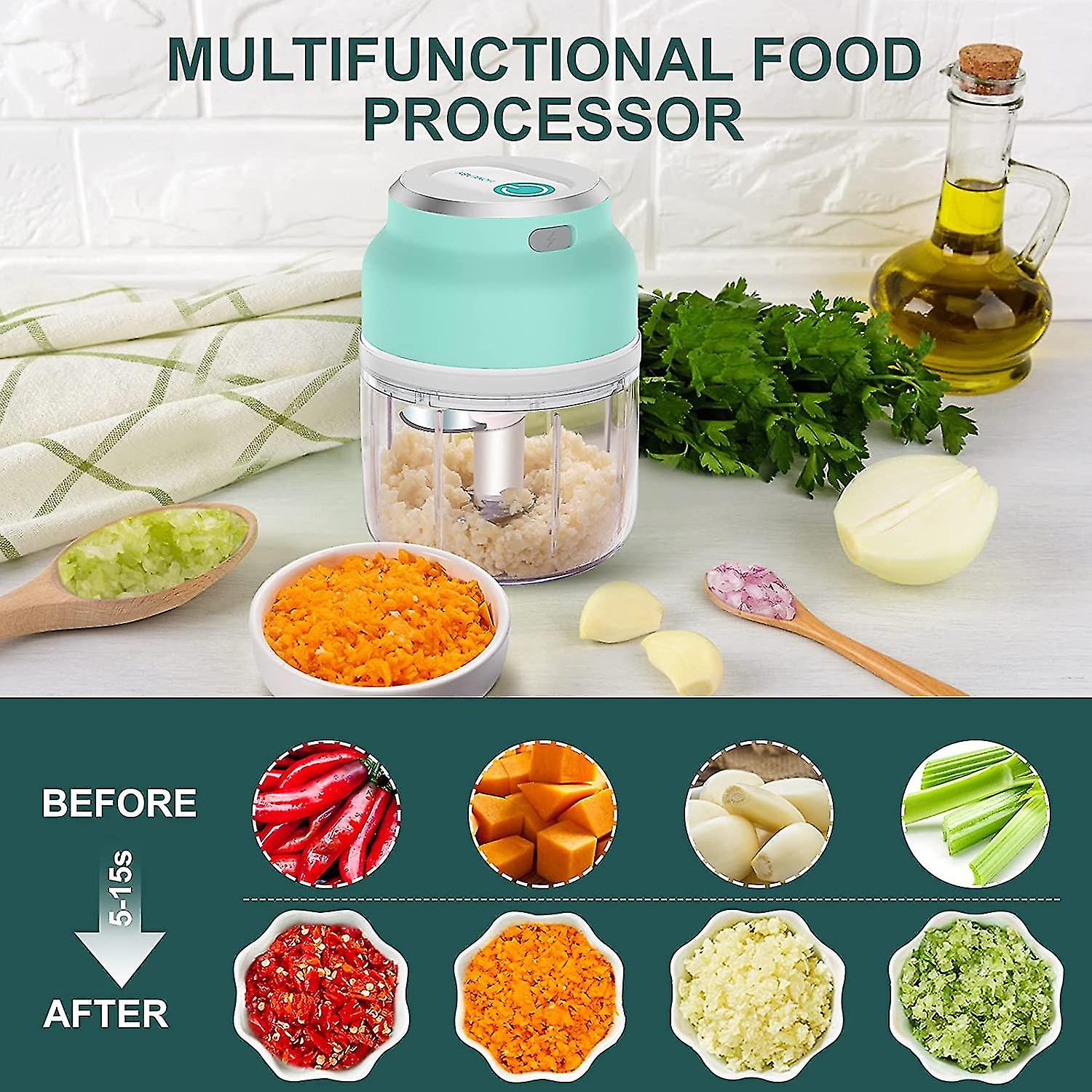 Mini Chopper, Electric Mini Food Processor, Small Garlic Chopper With ...