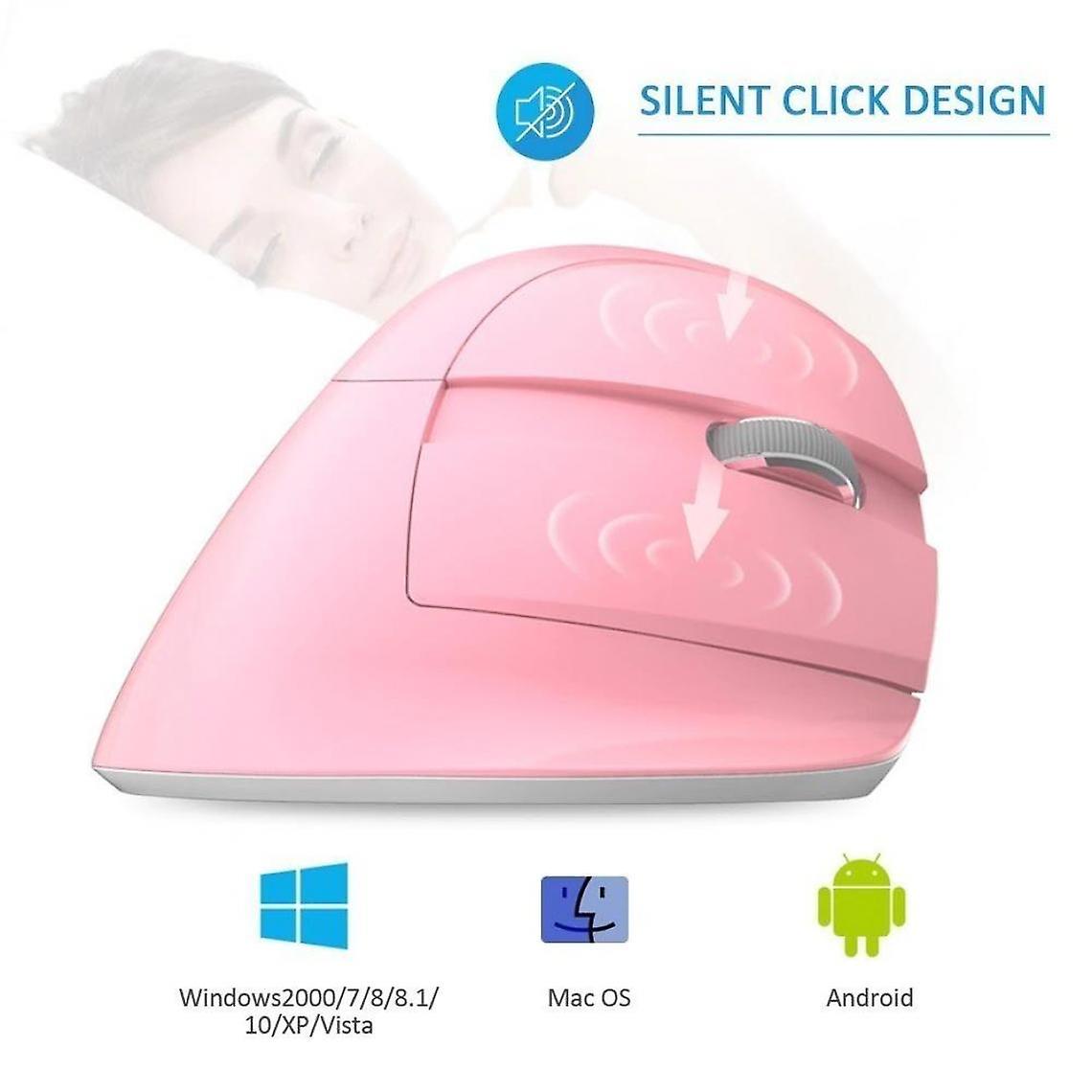 Mini Wireless Mouse Bluetooth + Usb Silent Click Rgb Ergonomic ...