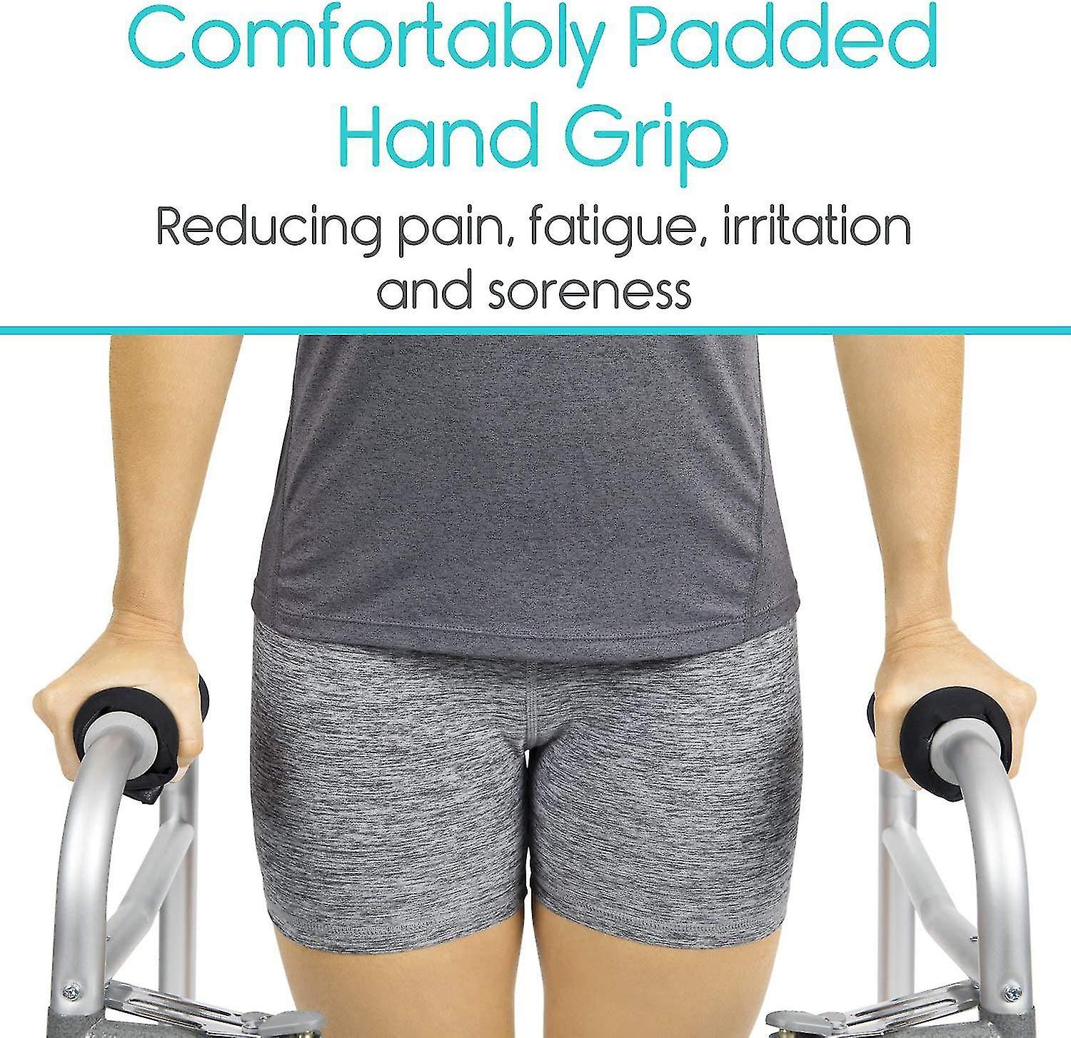 Walker Padded Hand Grip Covers,mobility Aid Hand Cushion,walker Handle ...