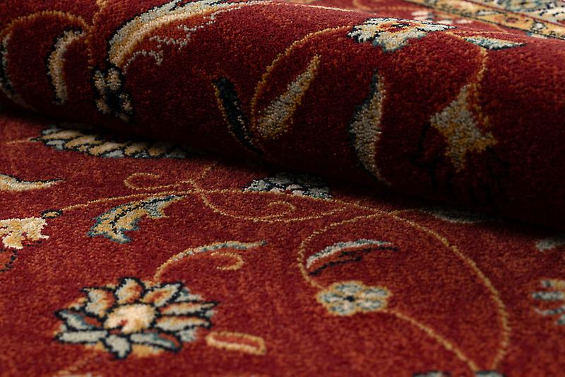 Wool carpet OMEGA ARIES flowers ruby | Fruugo UK