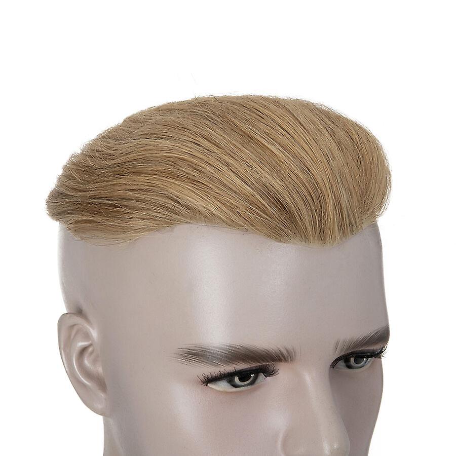 Men's Hairline Toupee Wigs Remy Human Hair Hairpieces Hair Replacement ...