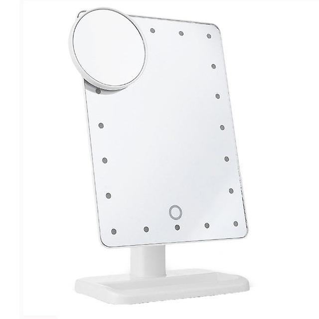 Smart Fill Light Mirror Rotatable Touch Screen Dimming 20led Wireless ...