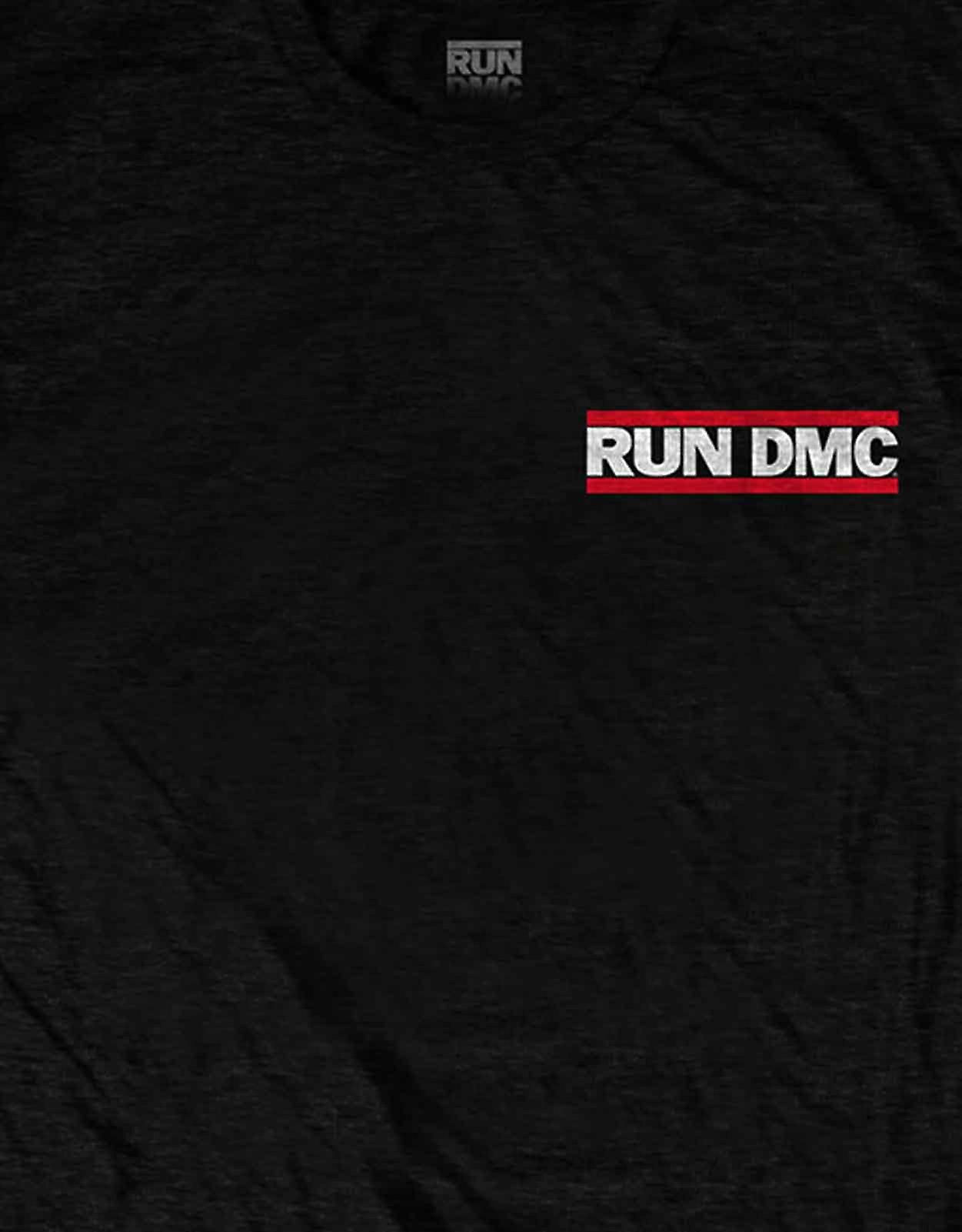 Run DMC T Shirt Rap Invasion Band Logo new Official Mens Black | Fruugo US