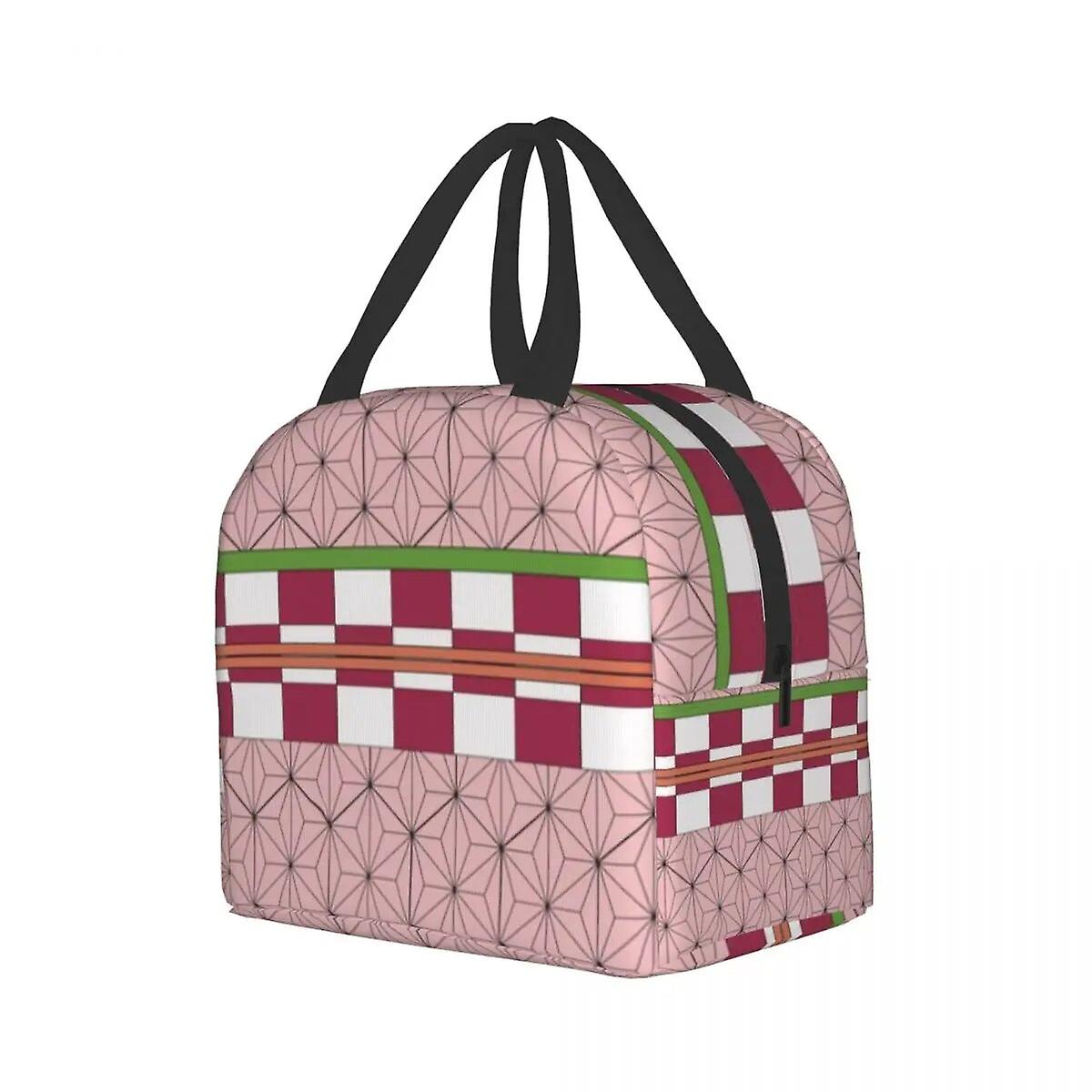 Nezuko Kimono Insulated Lunch Bag For Women Kids School Food Demon ...