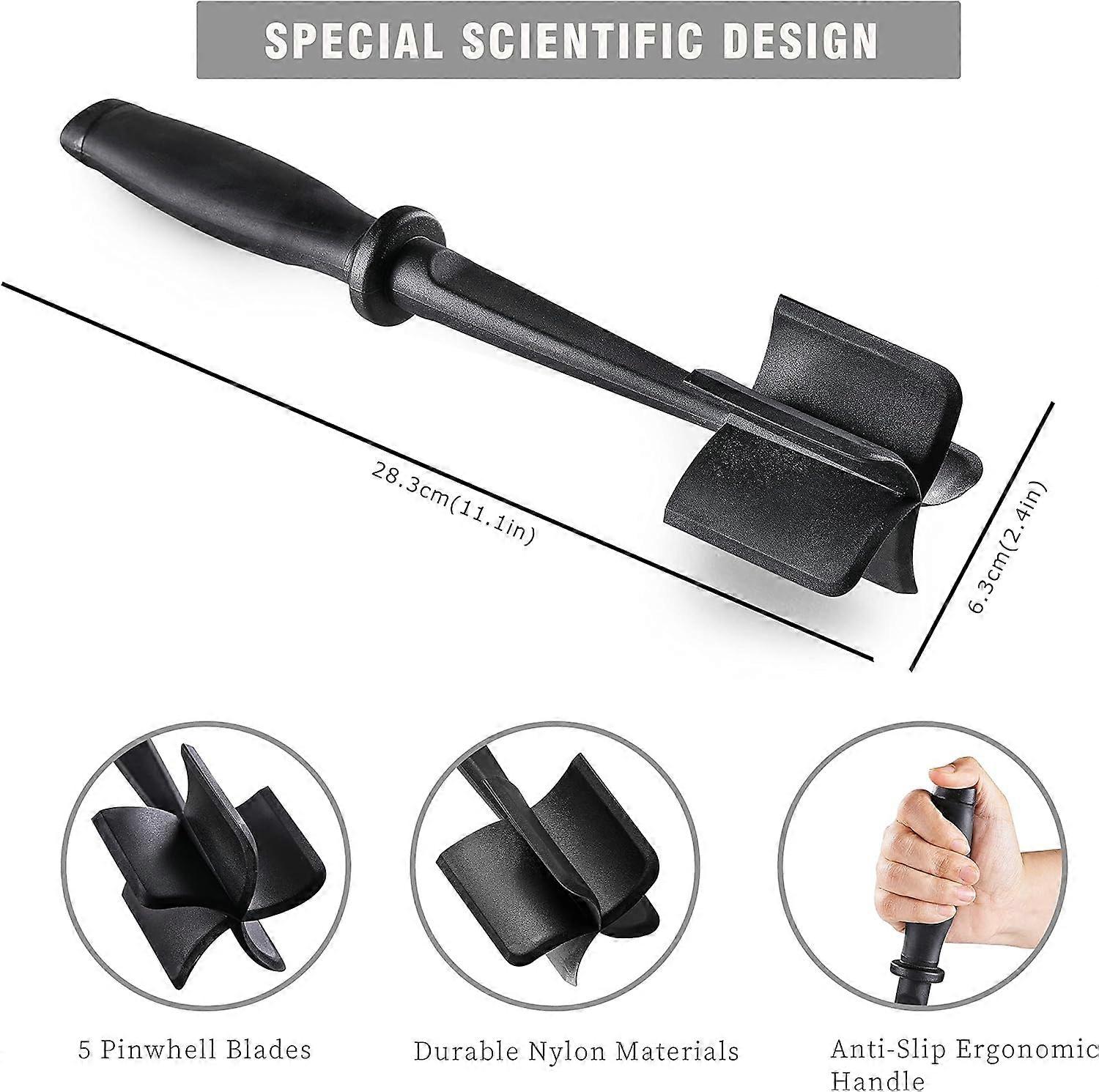 Meat Chopper for Ground Beef, Heat Resistant Meat Masher for Hamburger ...