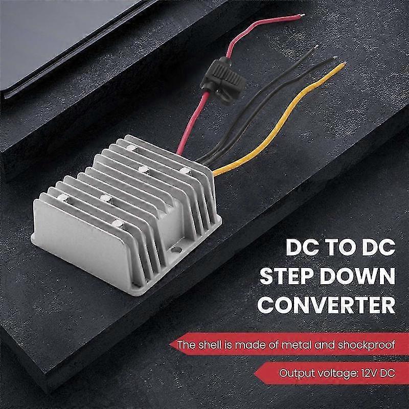 DC 36V/48V to 12V 20A Converter Voltage DC Regulator Reducer ...