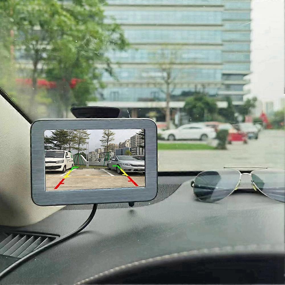 Wireless Solar Powered Energy Magnet Reverse Backup Camera with 5inch ...