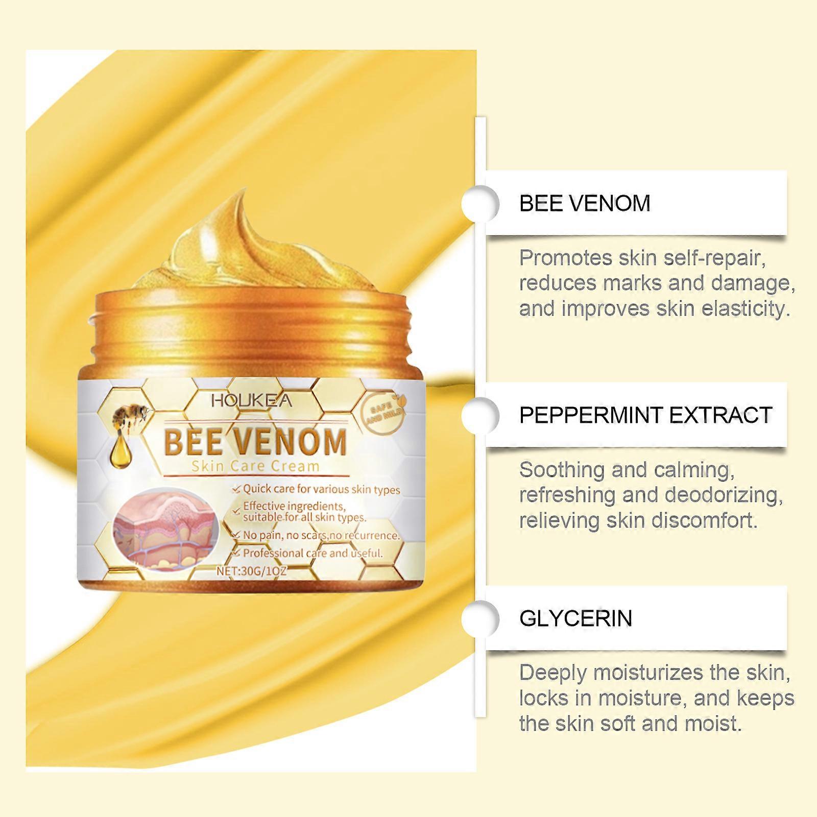 Bee Venom Cream, Bee Venom Repair Cream, Bee Venom Anti-Wart Serum ...