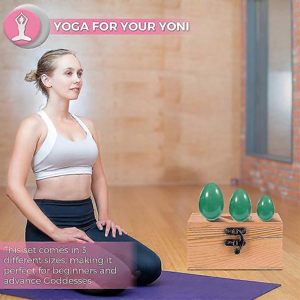Yoni Eggs Jade Stone Egg To Train Pc Muscles For Women,green js | Fruugo UK