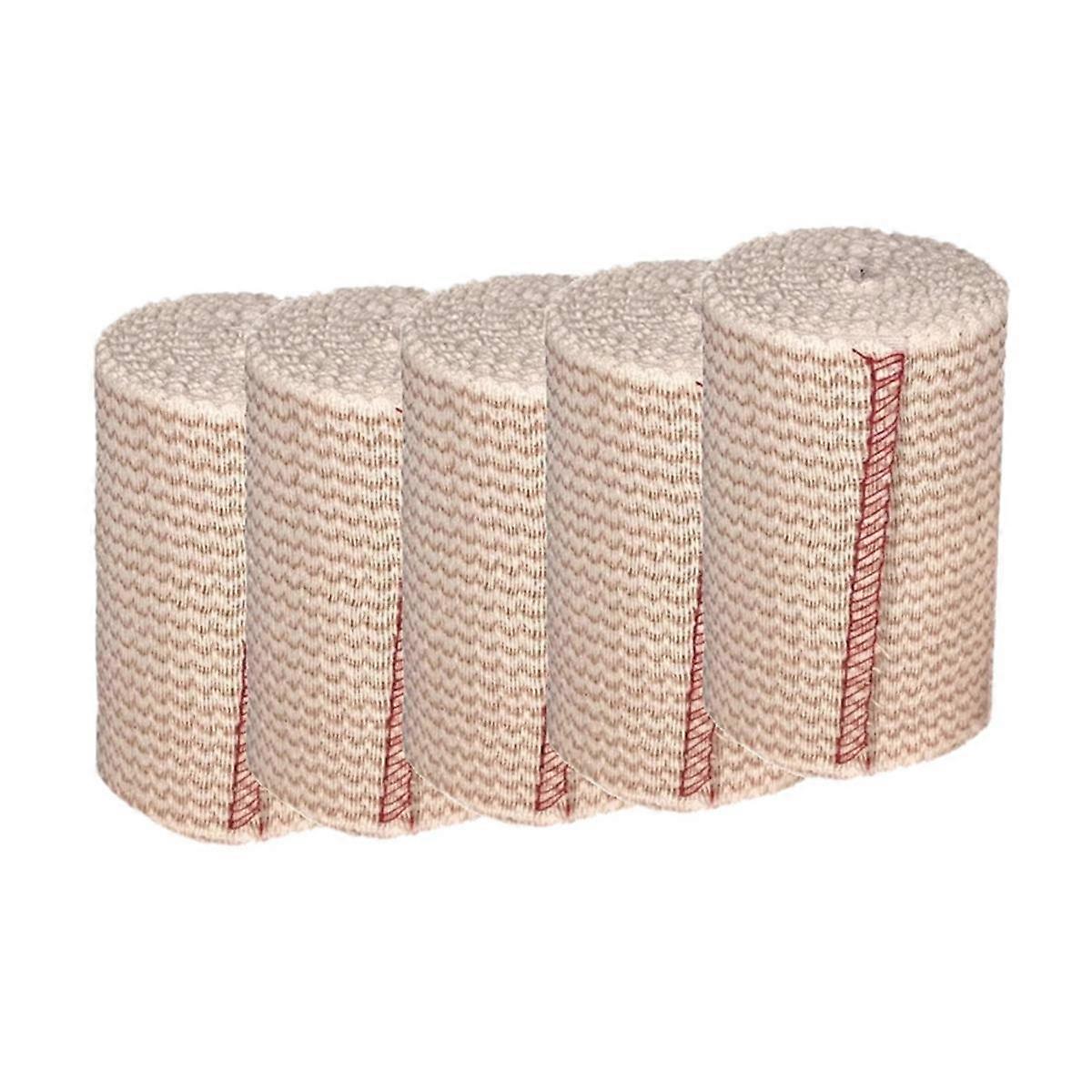 5 Rolls Elastic Bandage Wrap - Compression Bandage with Self Closure ...
