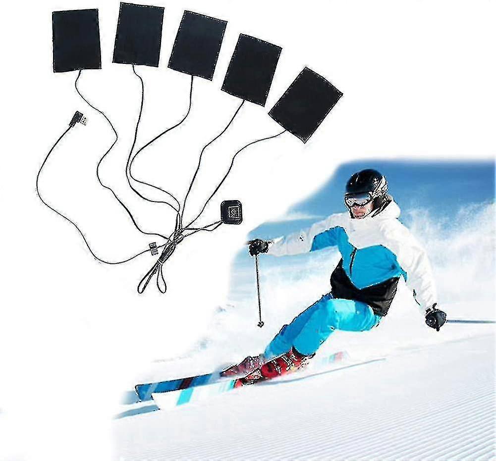 Usb Charged Clothing Heating Pad Electric Heating Sheet With 3 Gear ...