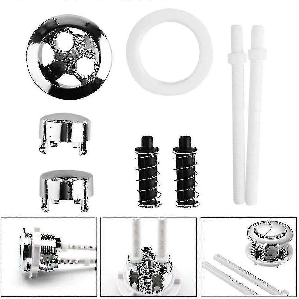 Universal Replacement Dual Flush Push Button For Toilet Cistern | Fruugo UK