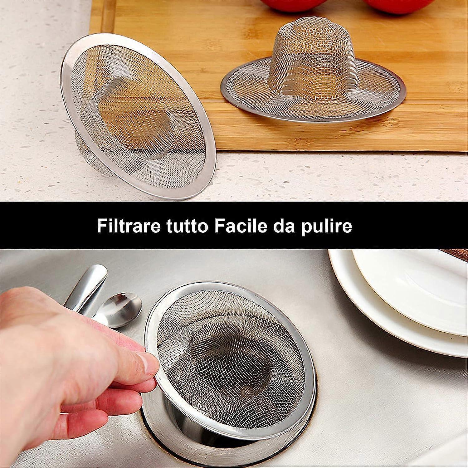 Kitchen Drain Cover Sink Strainer,7cm Sink Filter Strainer,Stainless ...