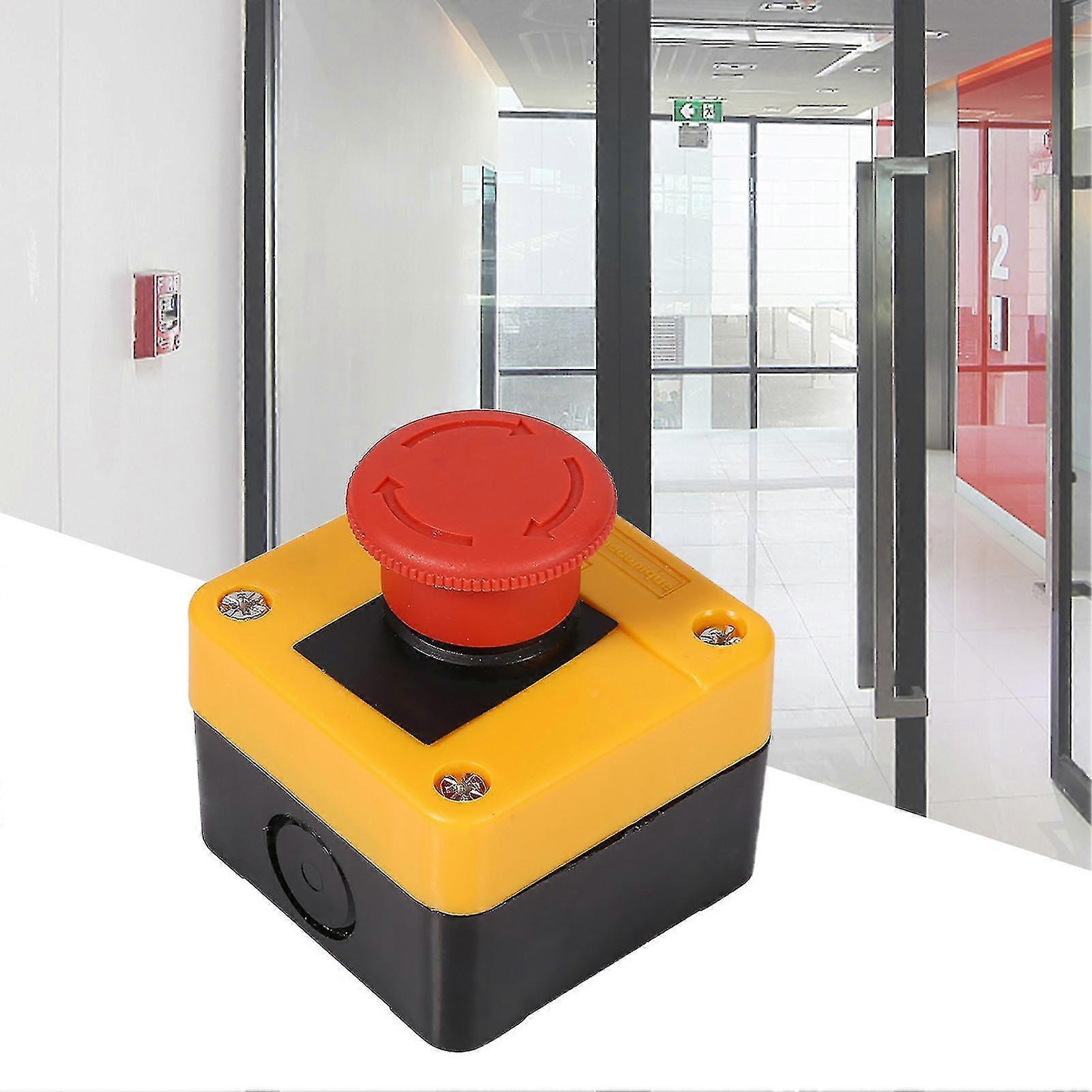 Emergency Stop Switch Bright Easy Operation Plastic Practical Emergency ...