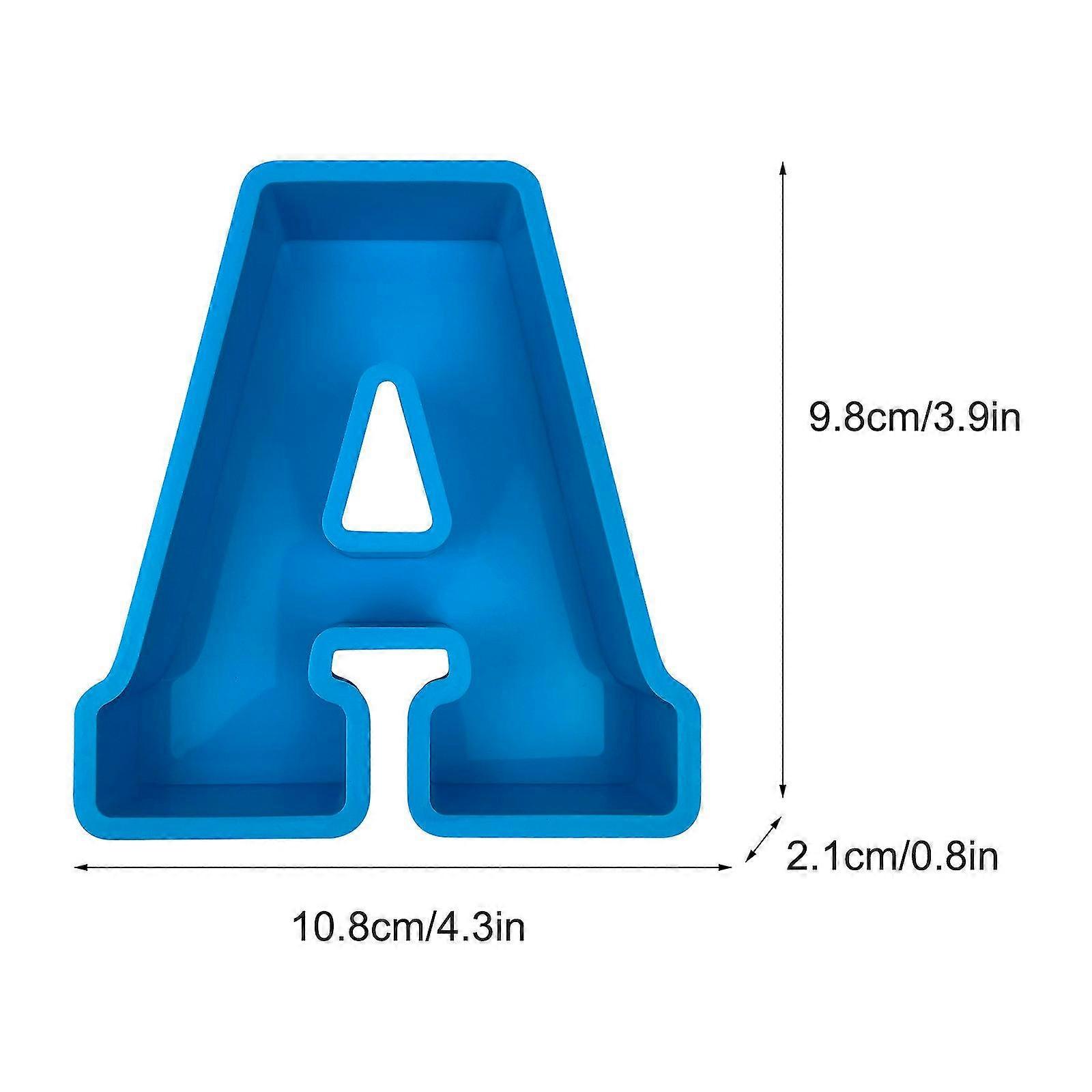 Alfabet Cake Bakvorm Engelse Letter Siliconen Vorm 3D Alfabet Letter ...