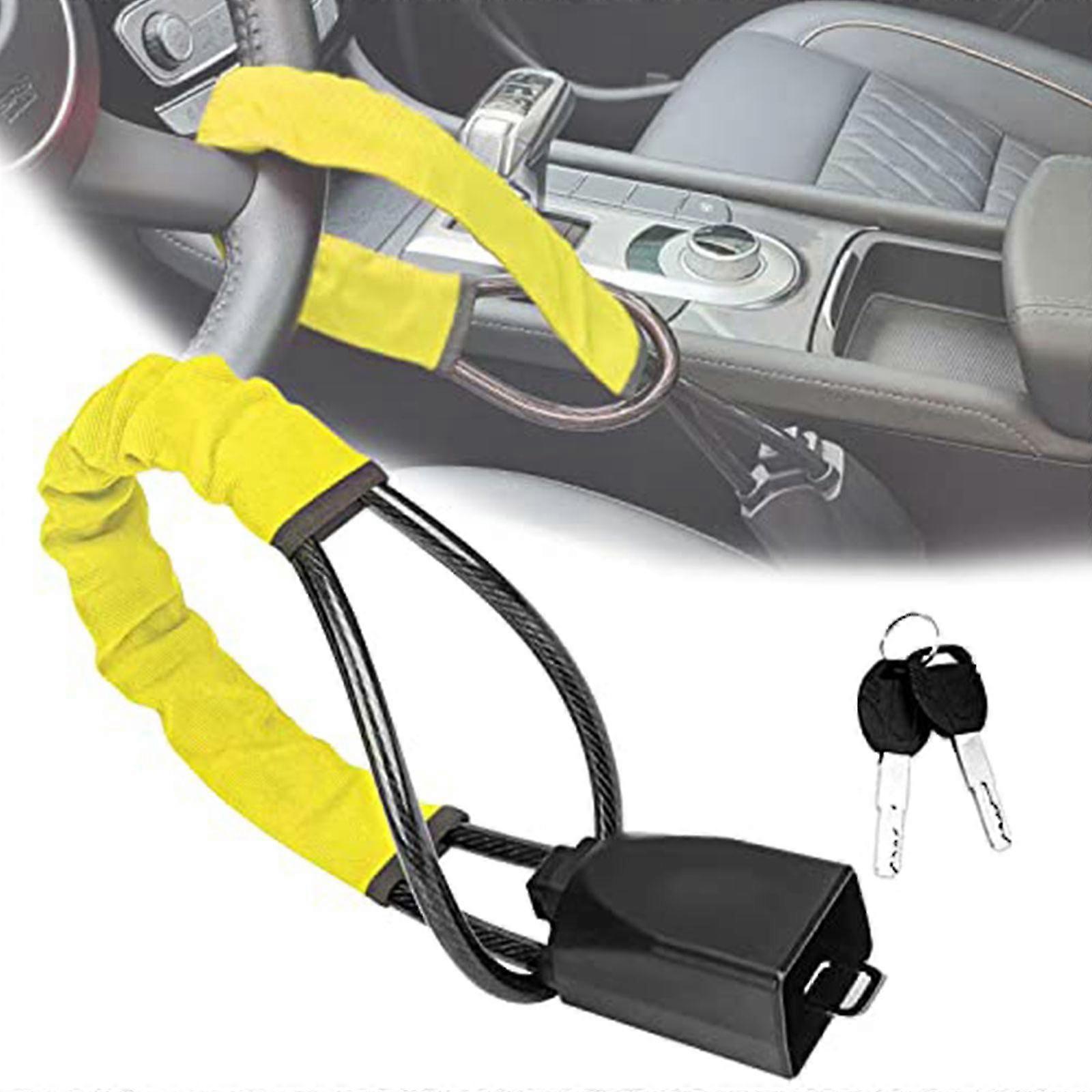 New Steering Wheel Lock, Steering Wheel Lock Anti-theft Device With Key ...