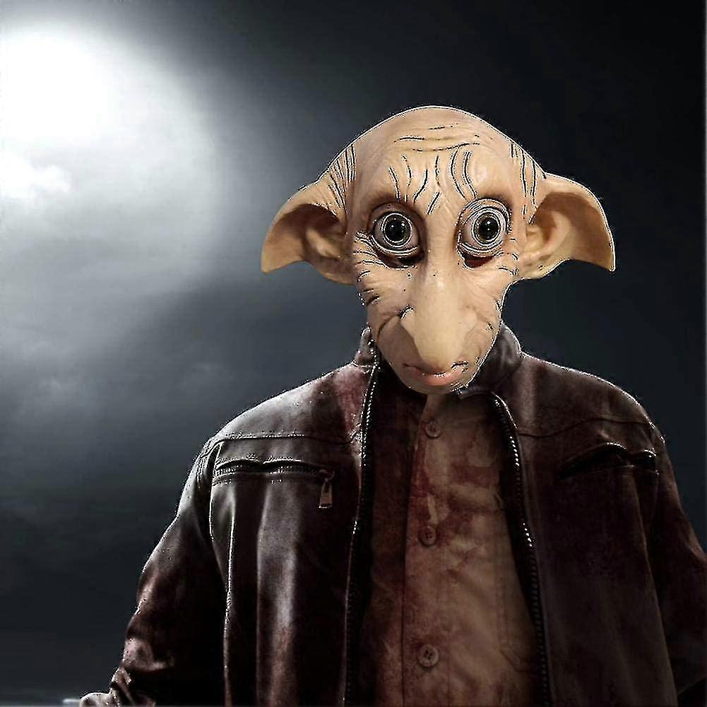 Kryc-adult Dobby Mask, Halloween Cosplay Mask Elven Dwarf Elf Latex ...
