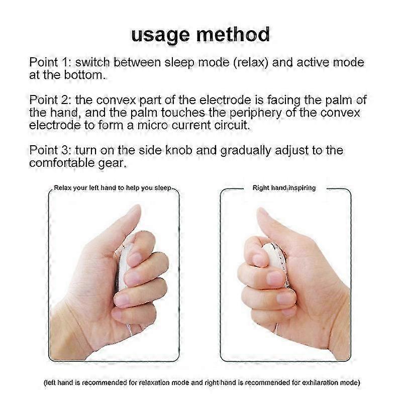 Sleep Aid Device The Chill Pill Device Hand-held Ergonomic Pressure ...