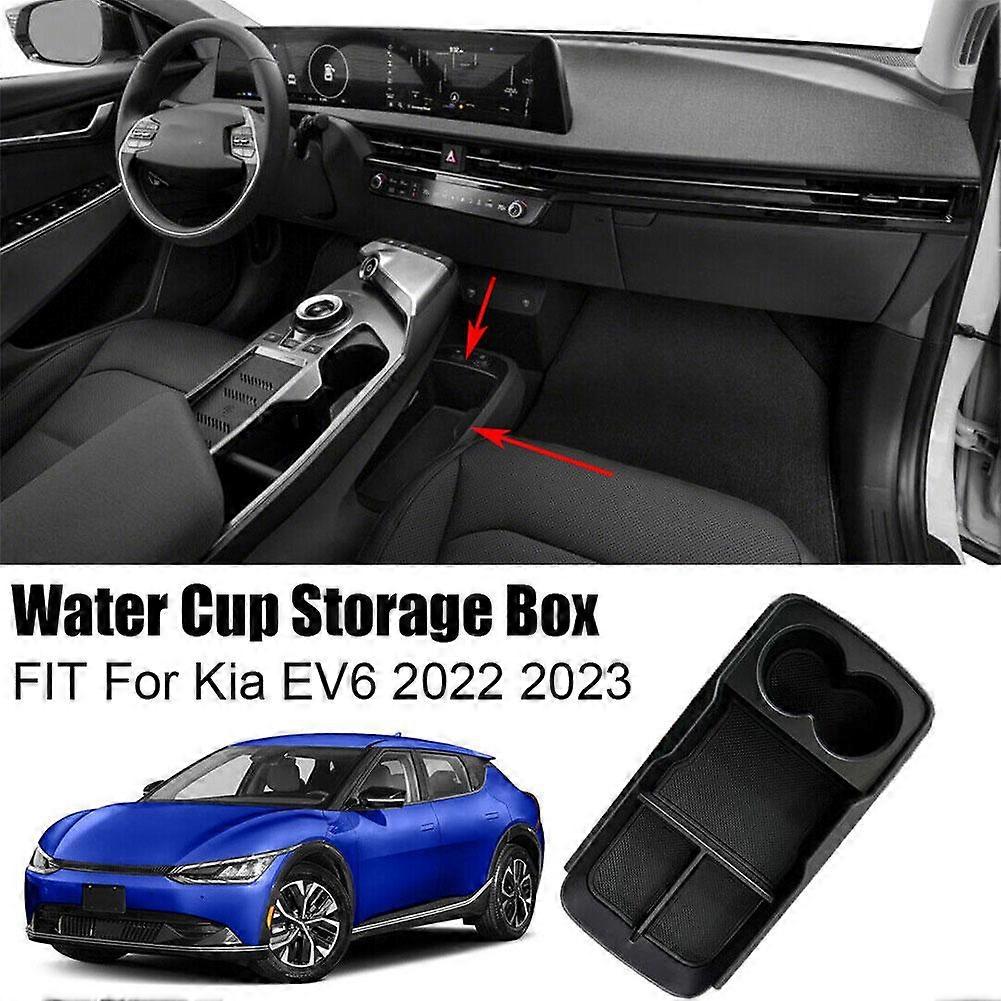 For Kia EV6 2022 2023 Car Armrest Console Tray Central Storage Box ...