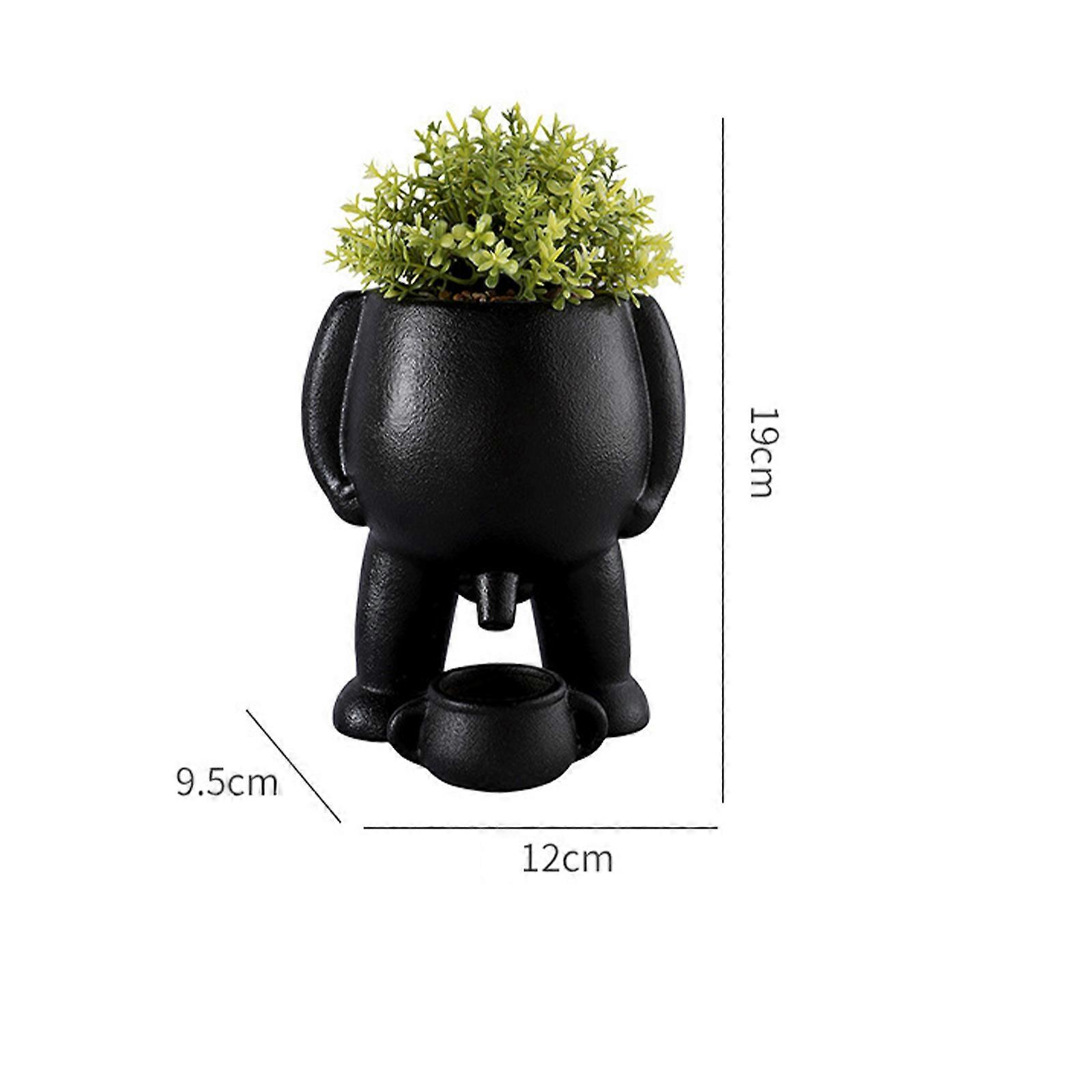 Peeing Funny Vase, Piss Pot Planter, Novelty Peeing Planter Pot ...