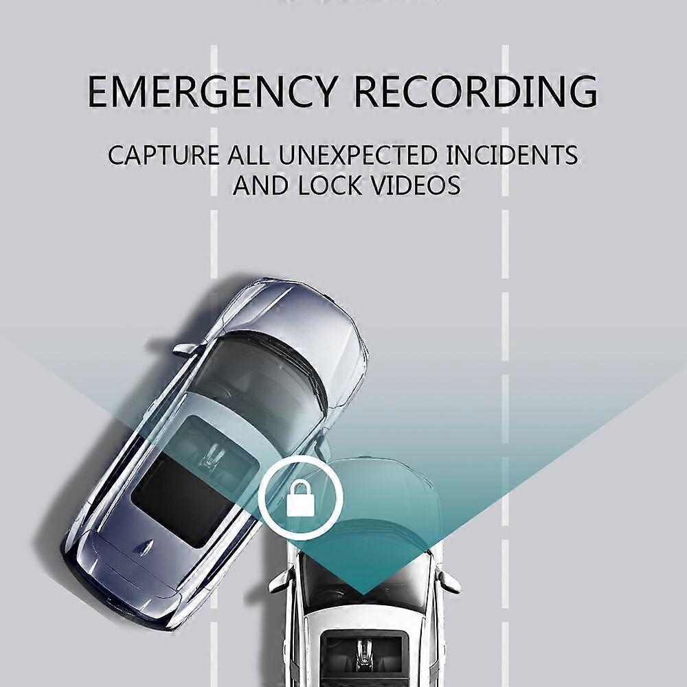 Hidden car dvr wifi dash cam 4K GPS Dashcam UHD2160P Reverse camera ...