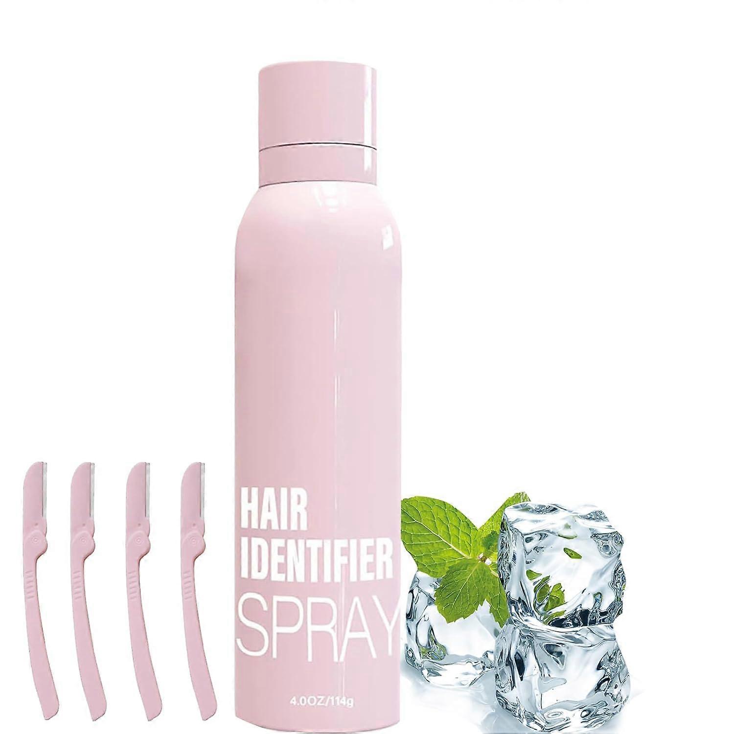 Hair Identifier Spray for Face Shaving, Dermaplaning Spray Powder, Skin ...