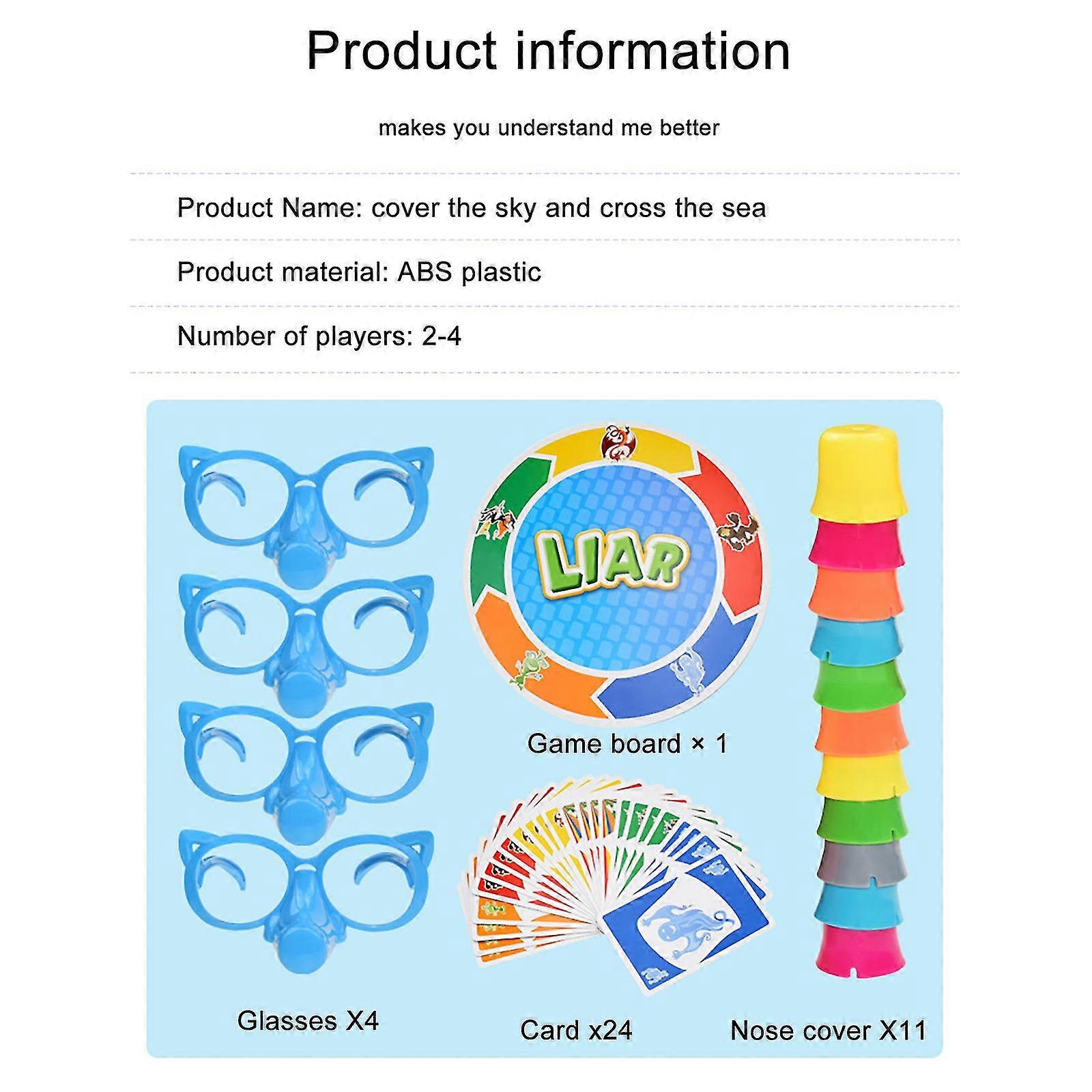 Family Fun Fibber Board Game Growing Nose Interesting Family ...