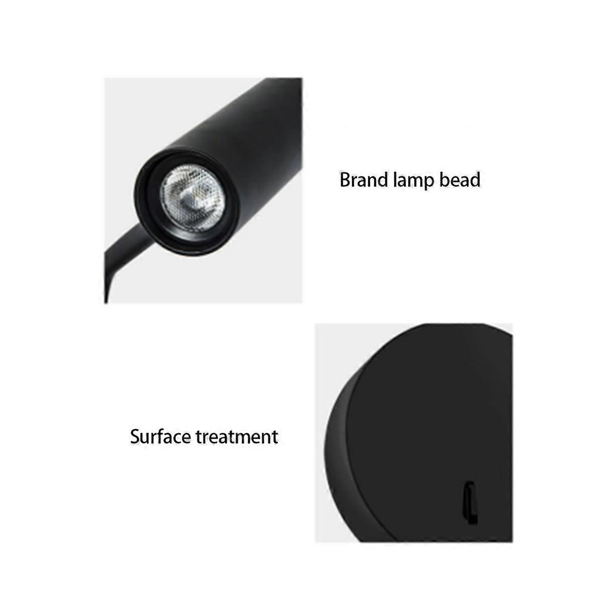 Hotel Room Reading Lamp with Switch Bedroom Exposed Bedside Lamp ...