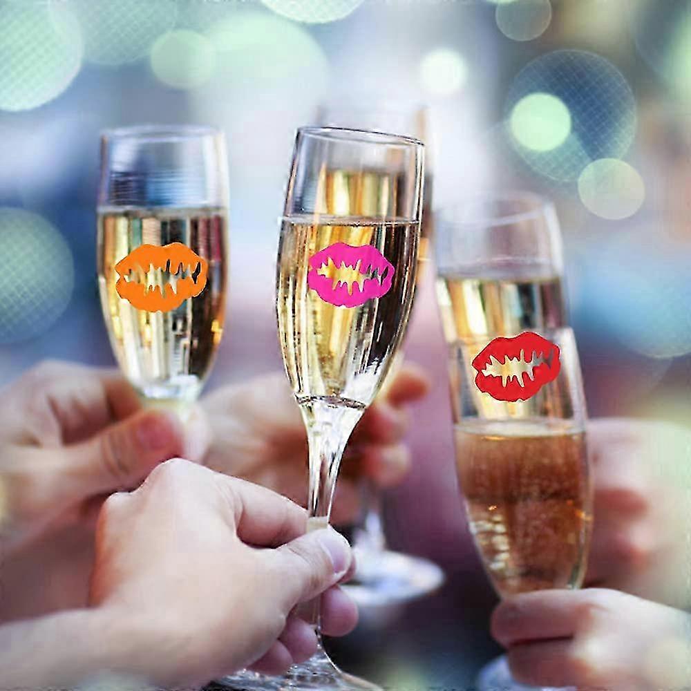 Cup Markers,18 Pcs Silicone Wine Glass Markers Glass Tags Bottle ...